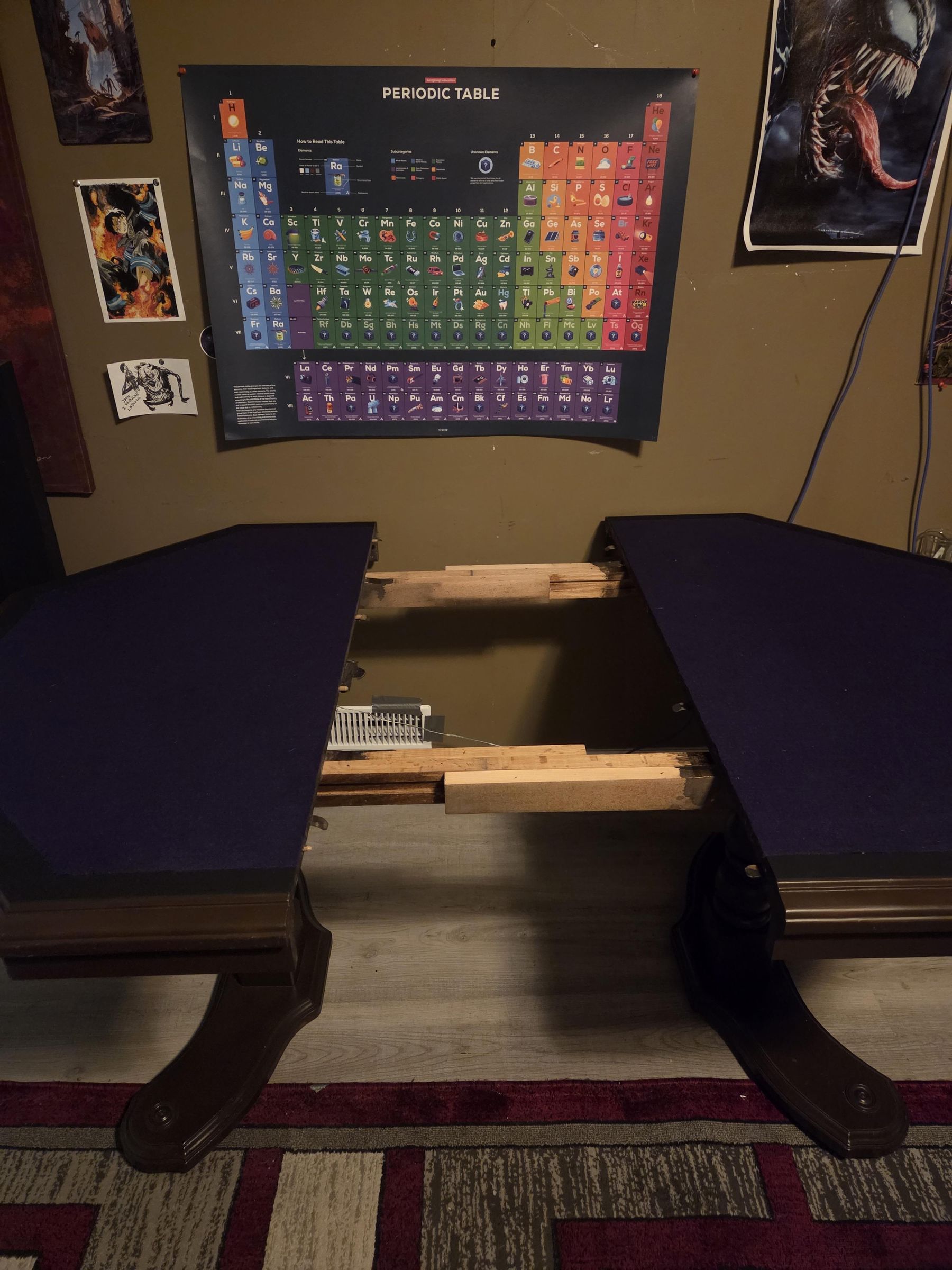 Purple Poker Table and Study Desk : 7 Steps (with Pictures) - Instructables