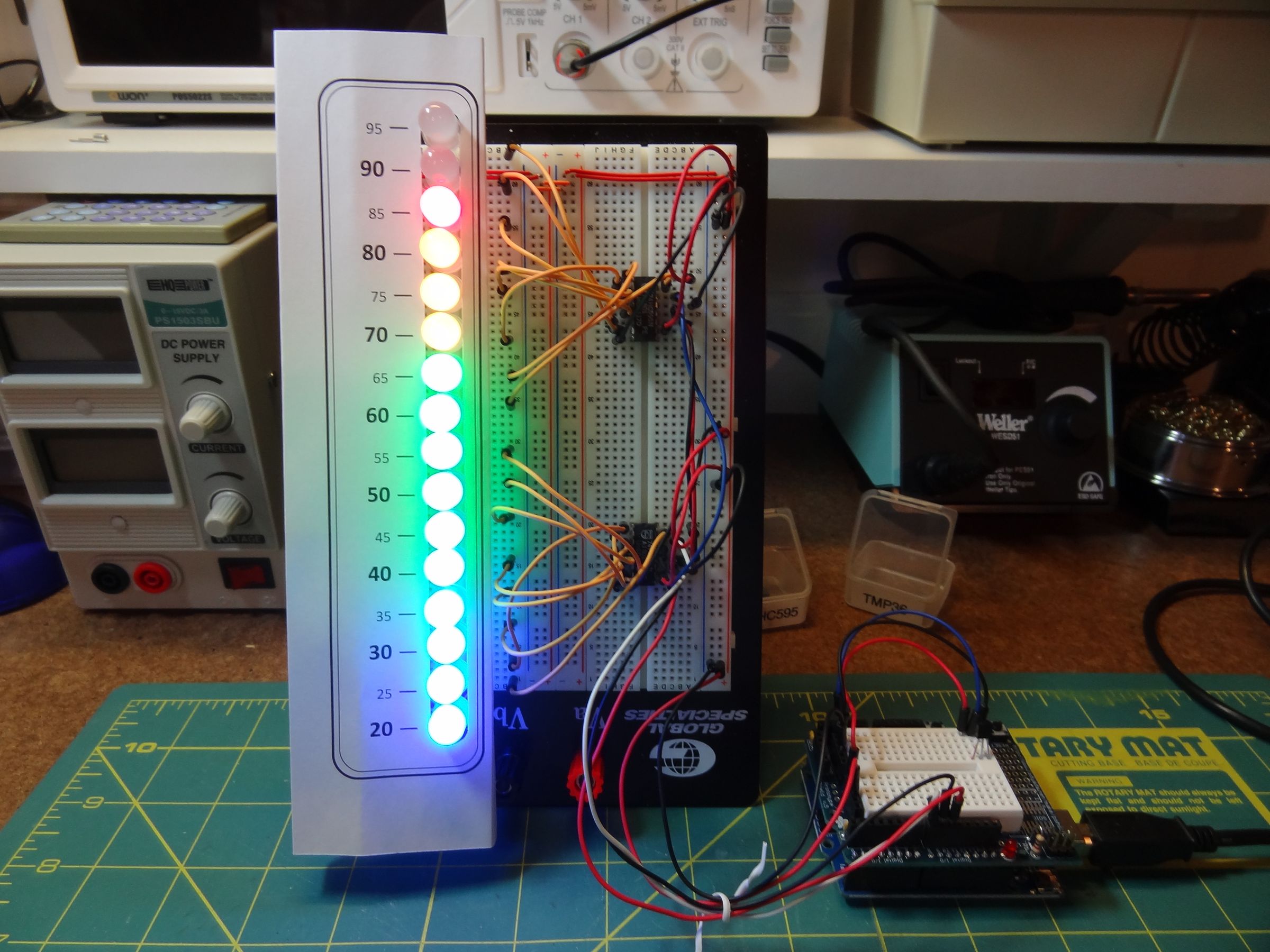 LM35 LED Temperature Bar : 4 Steps - Instructables