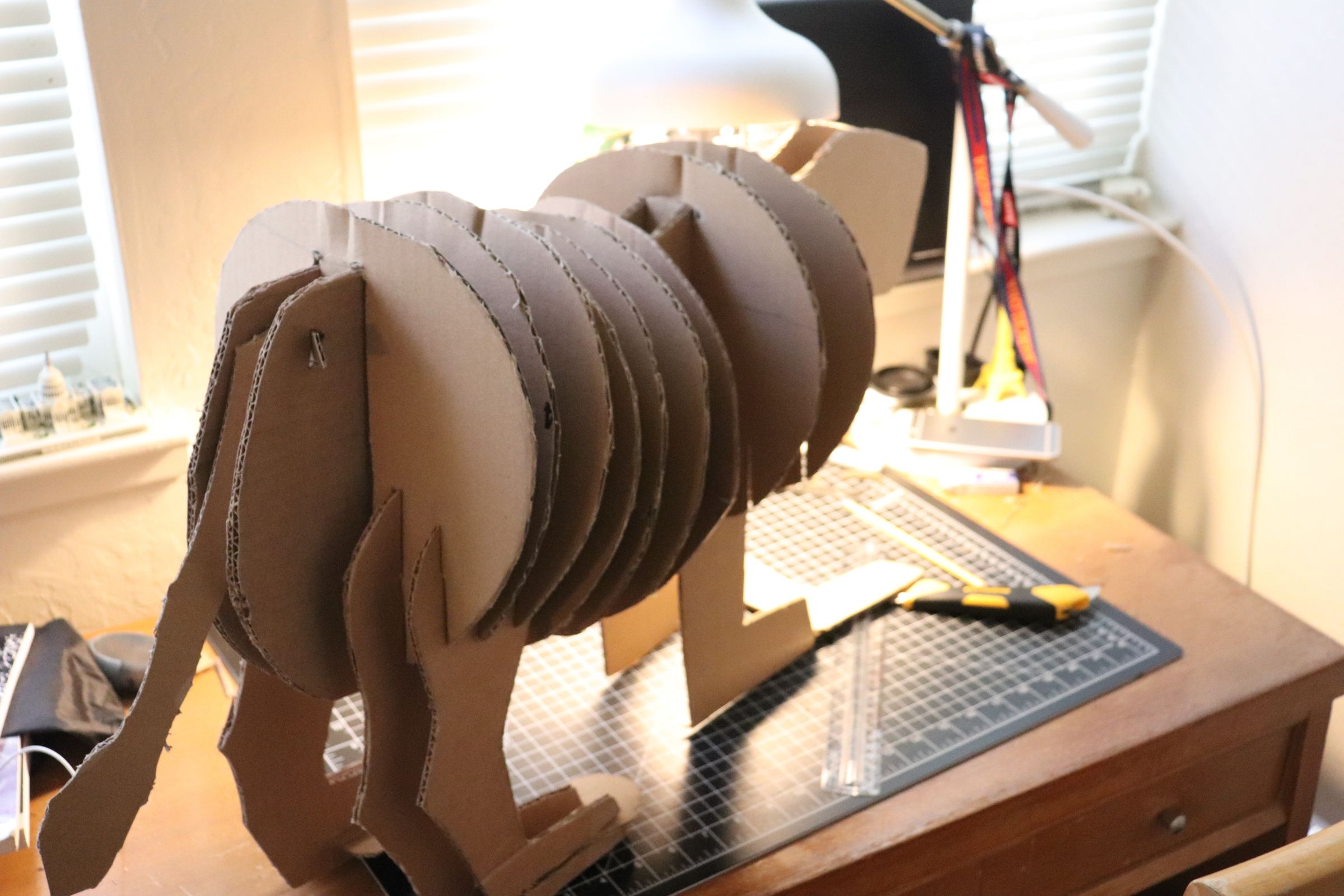Recycled Cardboard Lion Sculpture : 10 Steps - Instructables