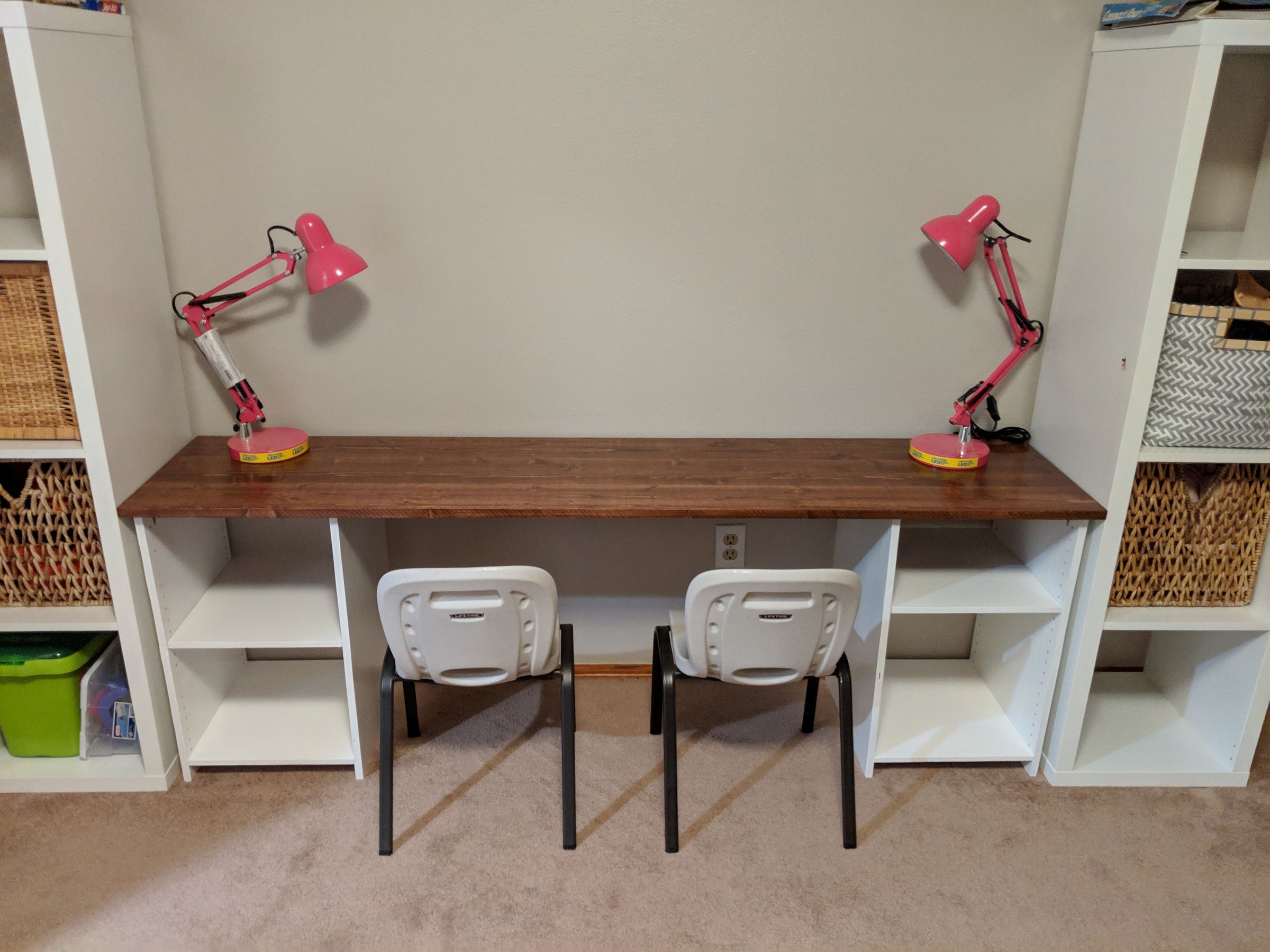 Simple Two Seat Childrens Desk : 8 Steps (with Pictures) - Instructables