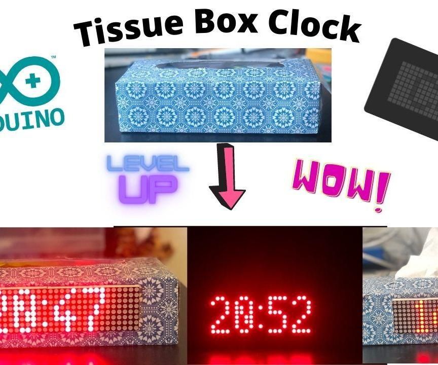 TClock - Tissue Box Clock : 5 Steps (with Pictures) - Instructables