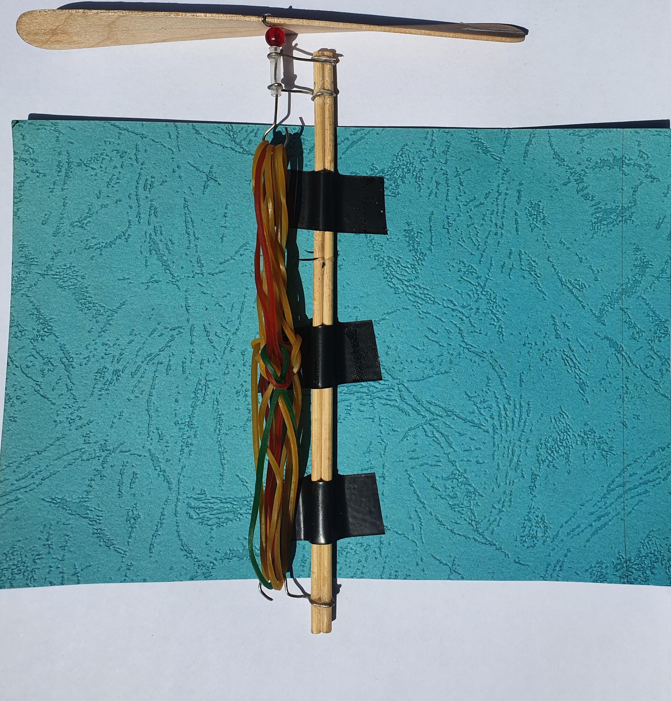 How to Make a Rubber Band Powered Helicopter : 7 Steps (with Pictures ...