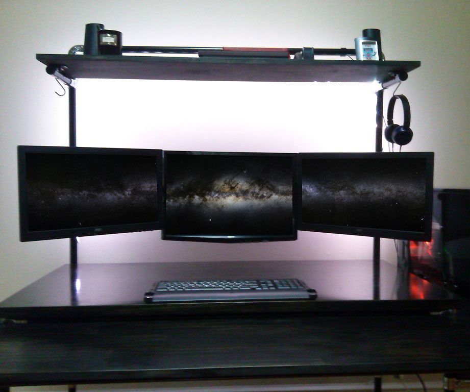 Lean Pipe Computer Desks : 3 Steps (with Pictures) - Instructables