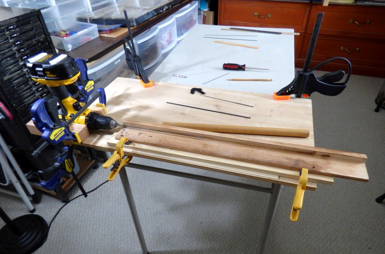 Drilling a Hole Through a Long Dowel : 6 Steps (with Pictures ...