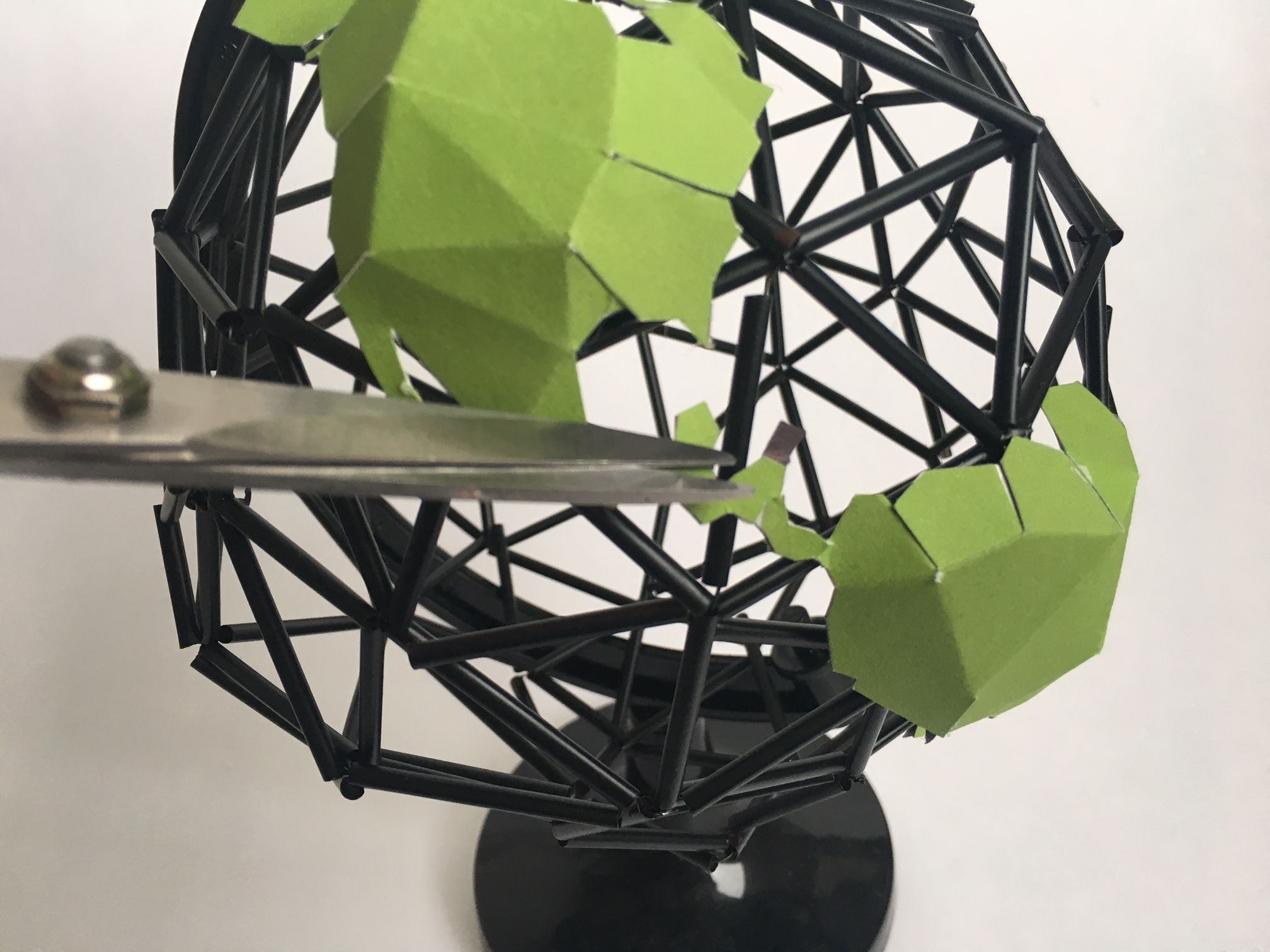 $5 DIY Polygonal Globe (no 3D Printer Needed) : 9 Steps (with Pictures ...