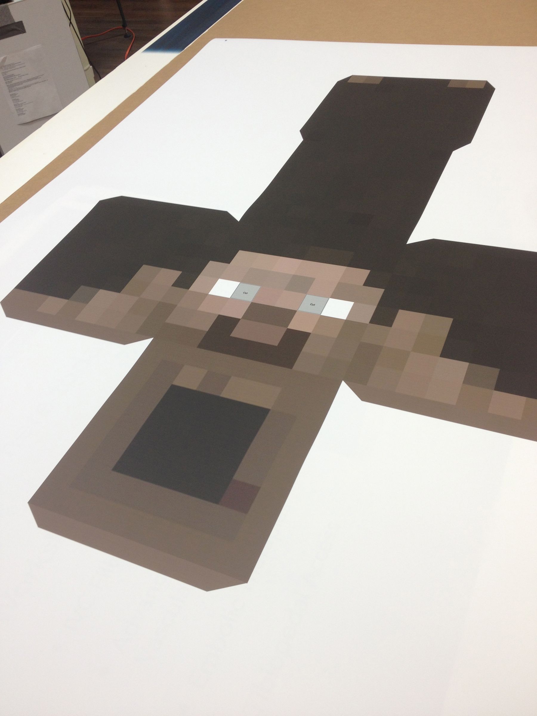 Minecraft Steve Stable Head Build : 10 Steps - Instructables