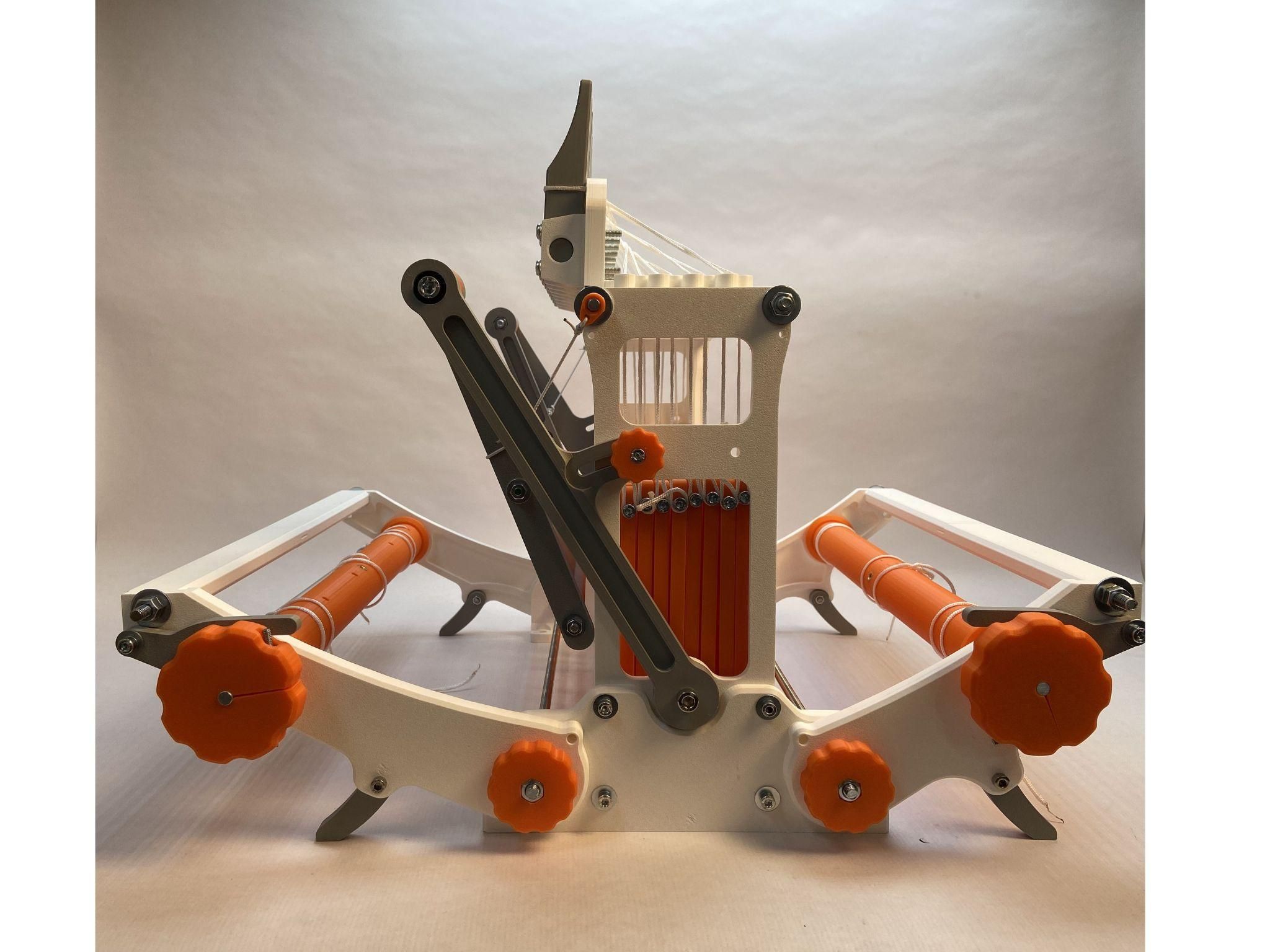 3D Printed Table Loom With 8 Shafts : 14 Steps (with Pictures ...