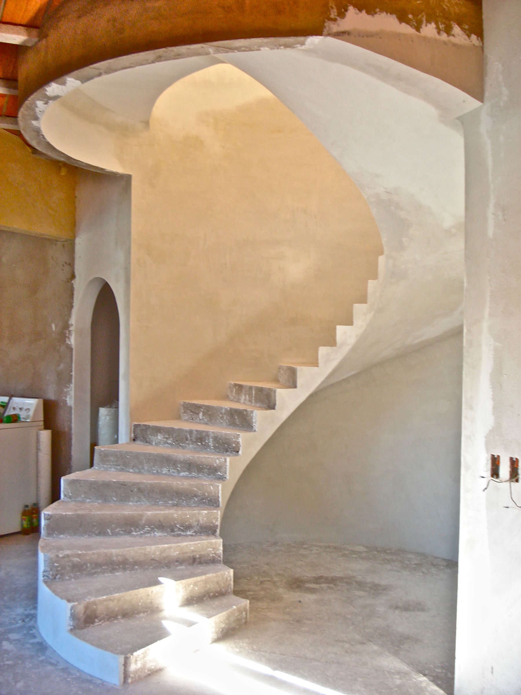 Round Concrete Steps Designs