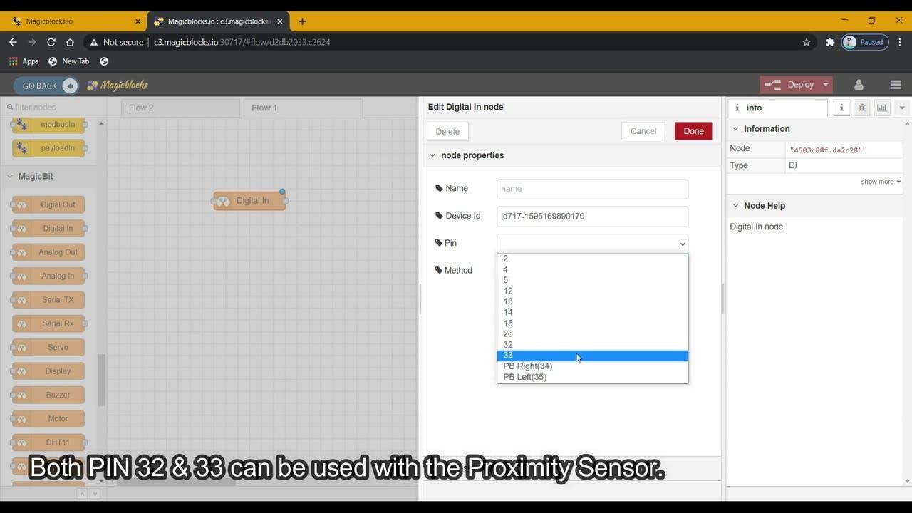 Make a Proximity Sensor With Magicbit [Magicblocks] : 6 Steps ...