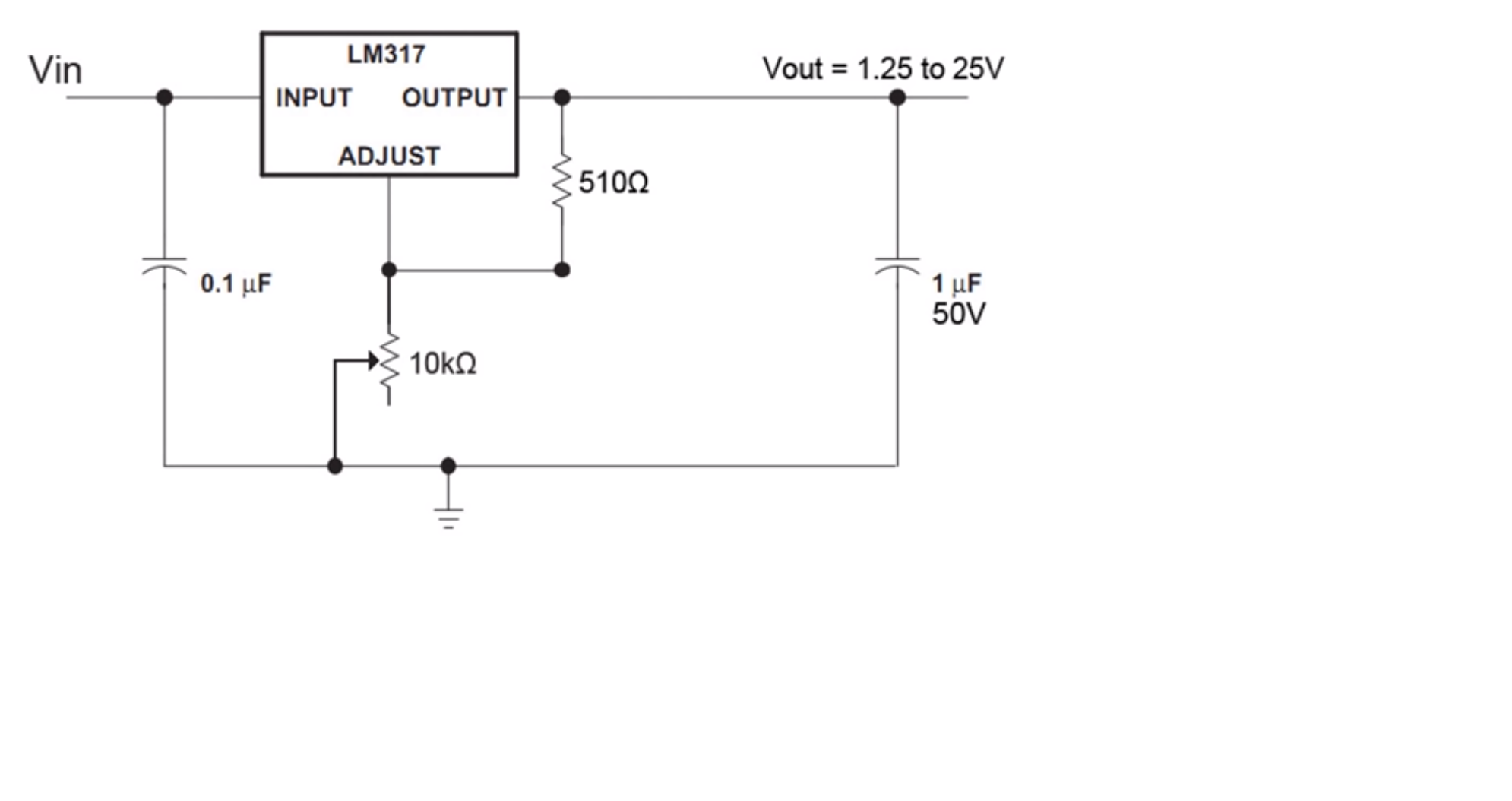 LM317 Adjustable Voltage Regulator - Instructables