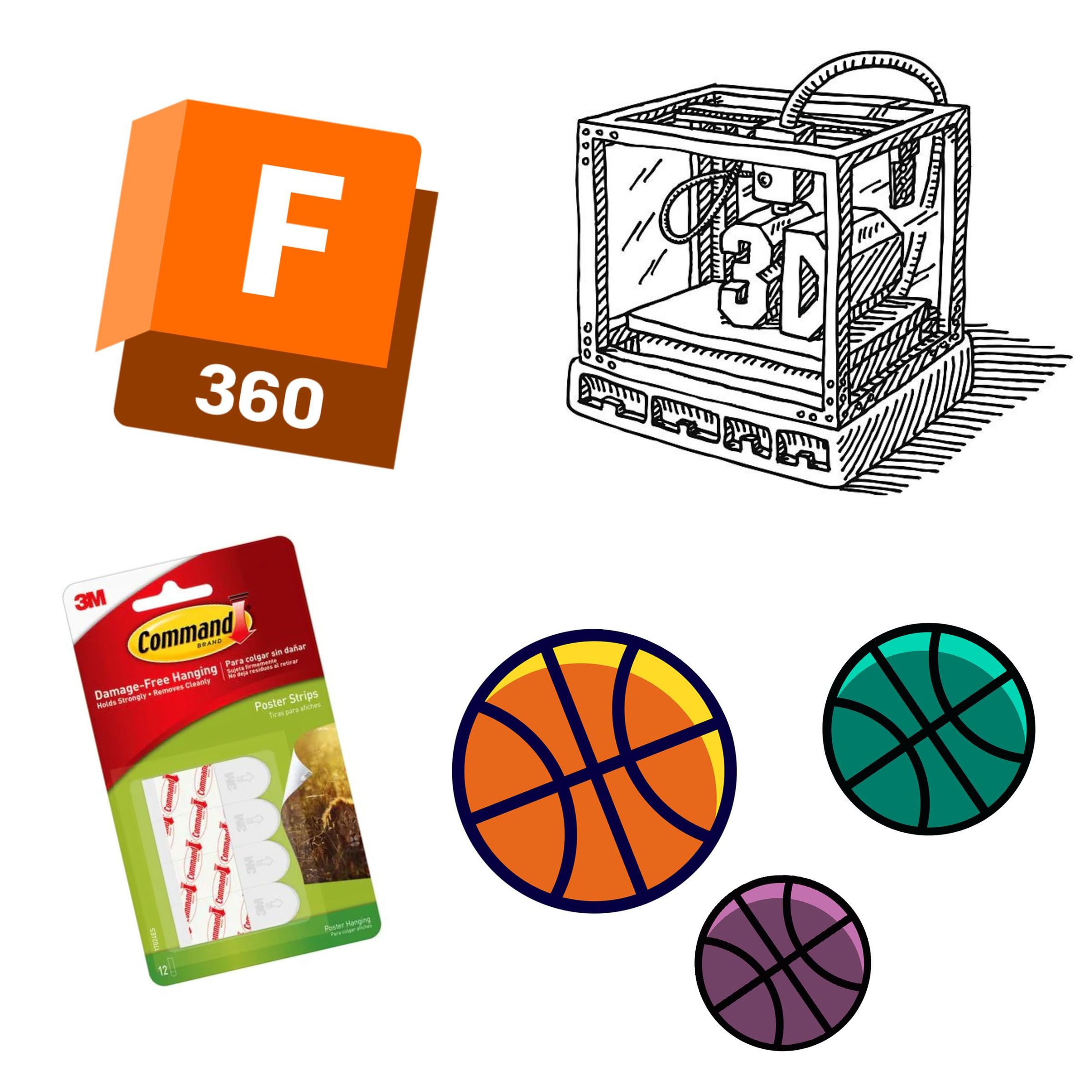 Basic Basketball Hoop With Fusion 360 : 7 Steps (with Pictures ...
