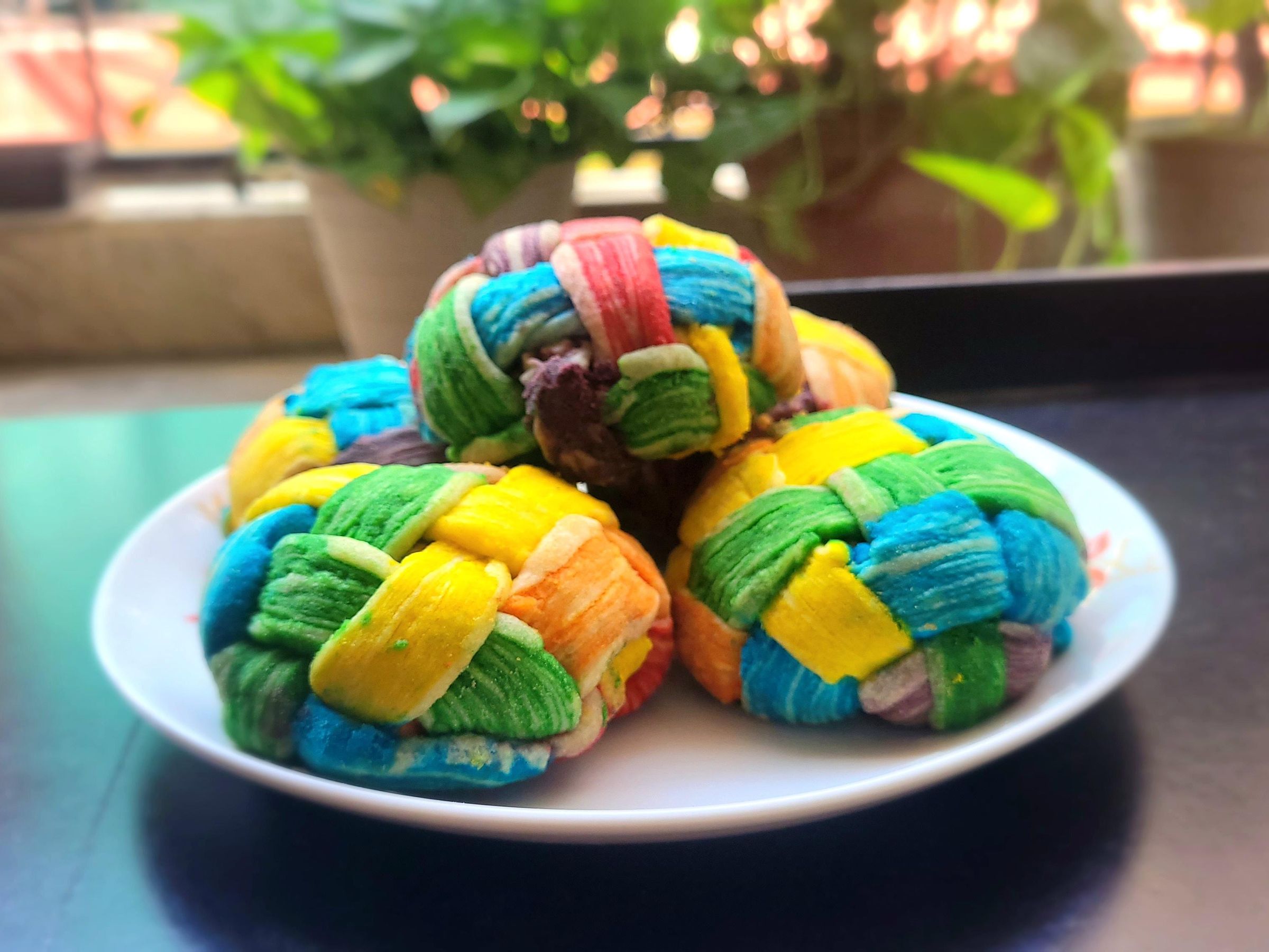 Weaved Rainbow Mooncake Pastry : 16 Steps (with Pictures) - Instructables