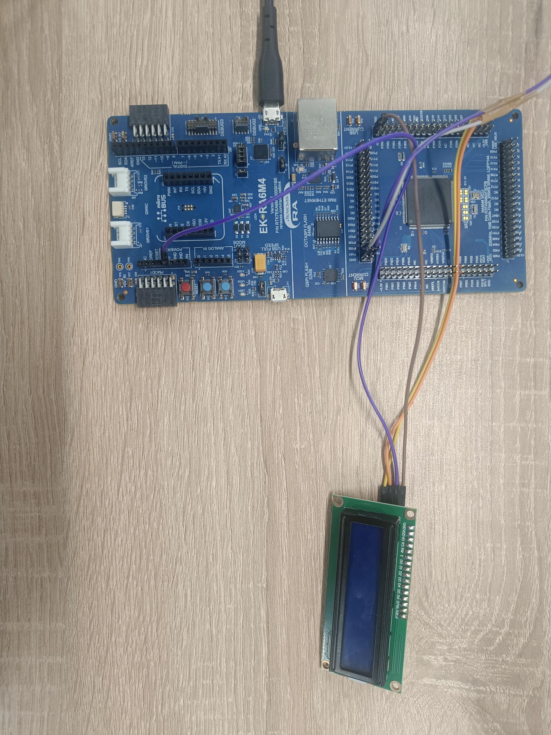 16 by 2 I2C Lcd Interfacing RA : 6 Steps - Instructables