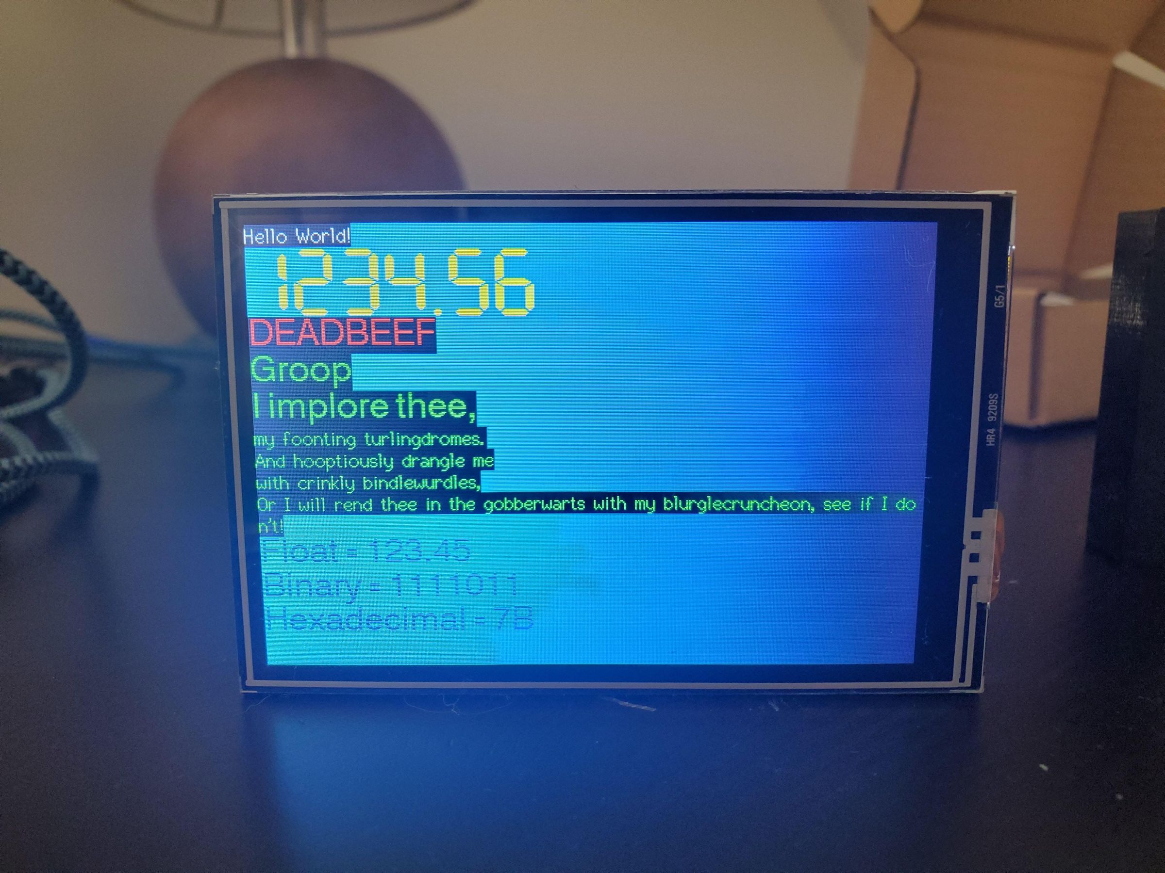 ESP32 and ILI9486 Display - PlatformIO : 5 Steps - Instructables