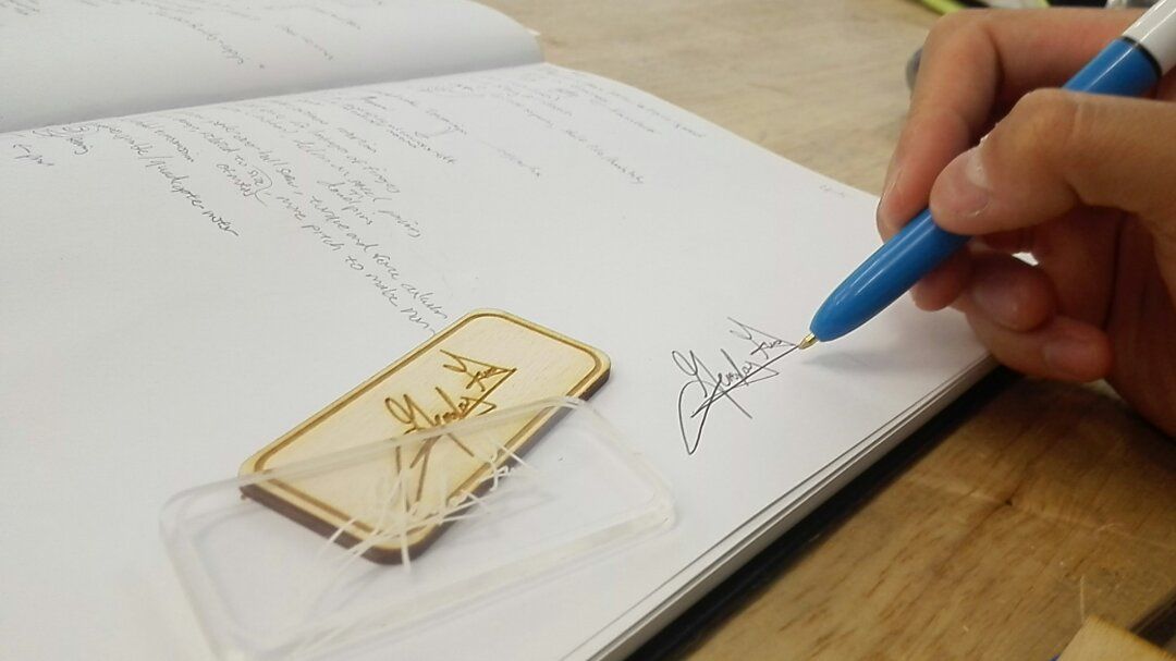 Laser Cut Signature Placard : 6 Steps (with Pictures) - Instructables