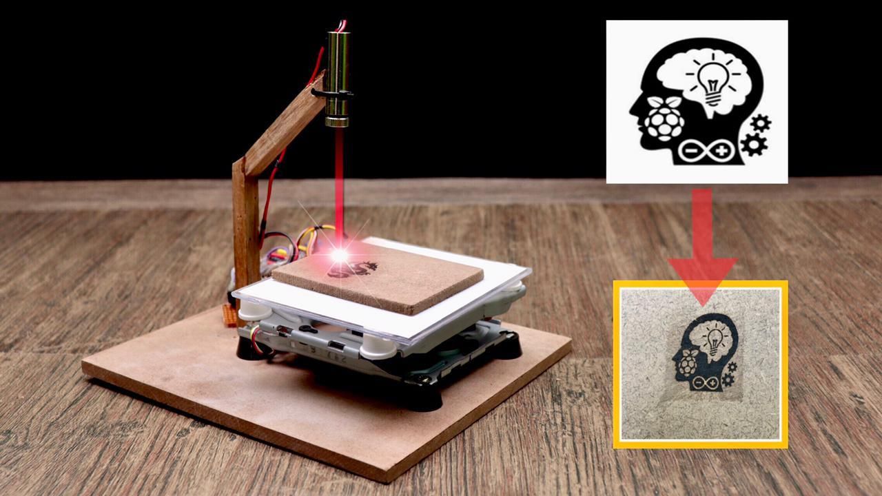 DiY Mini Laser Engraver Machine : 13 Steps (with Pictures) - Instructables