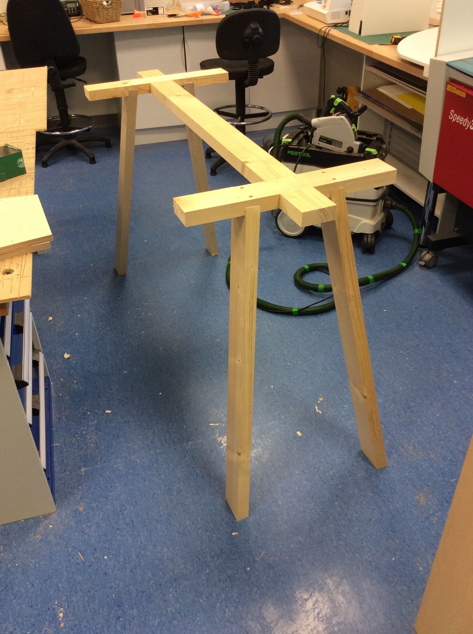 High Trestle Table - Including Prototype Table : 10 Steps (with ...