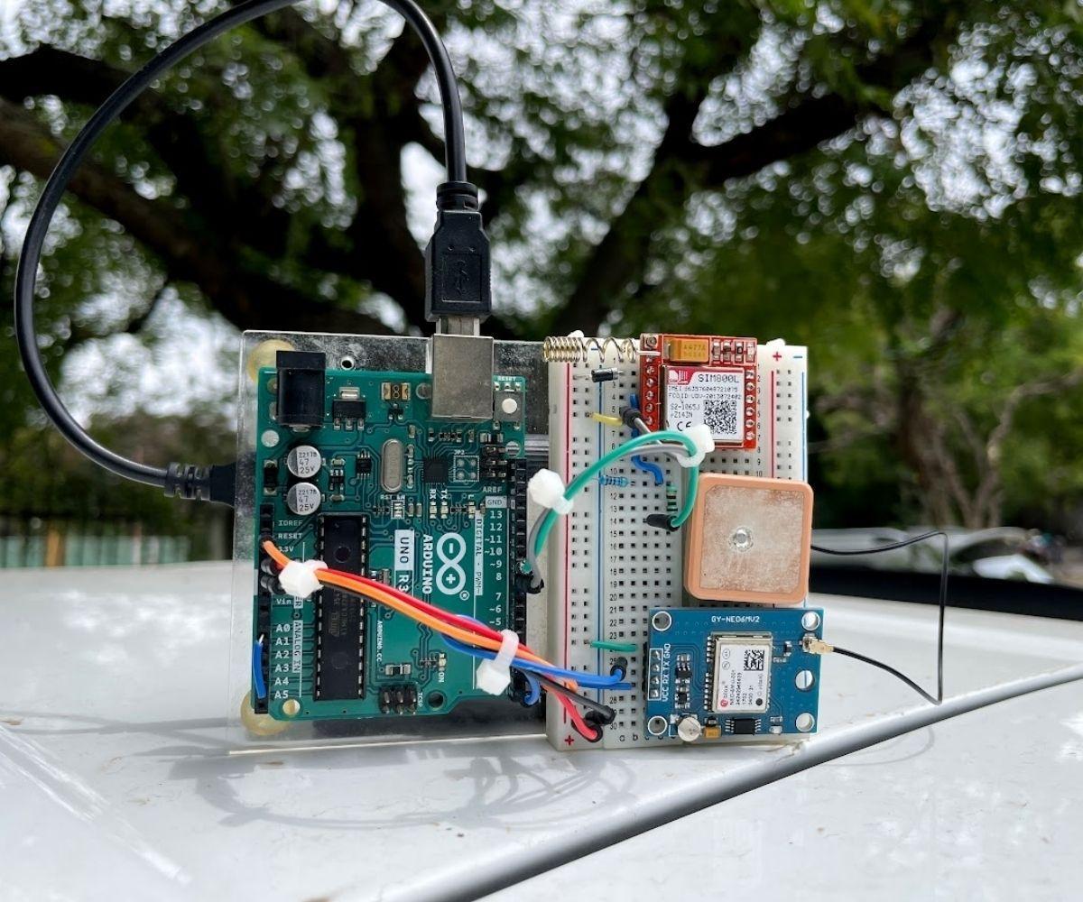 Diy Arduino Gps Tracker With Real Time Location On Web Dashboard 7 7240
