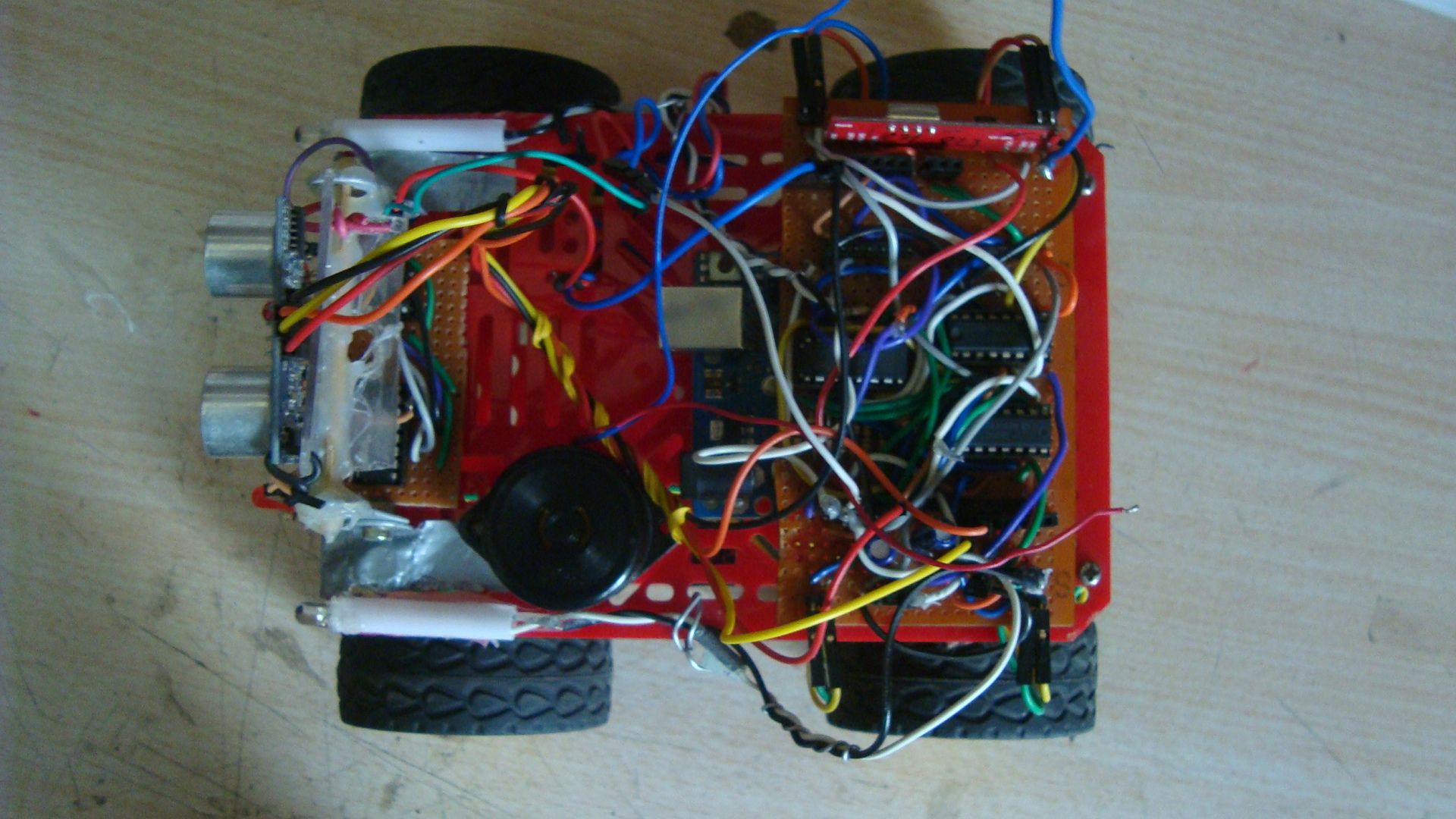 The Wireless,Obstacle Detecting,Beeping Robot Using Arduinos! : 11 ...