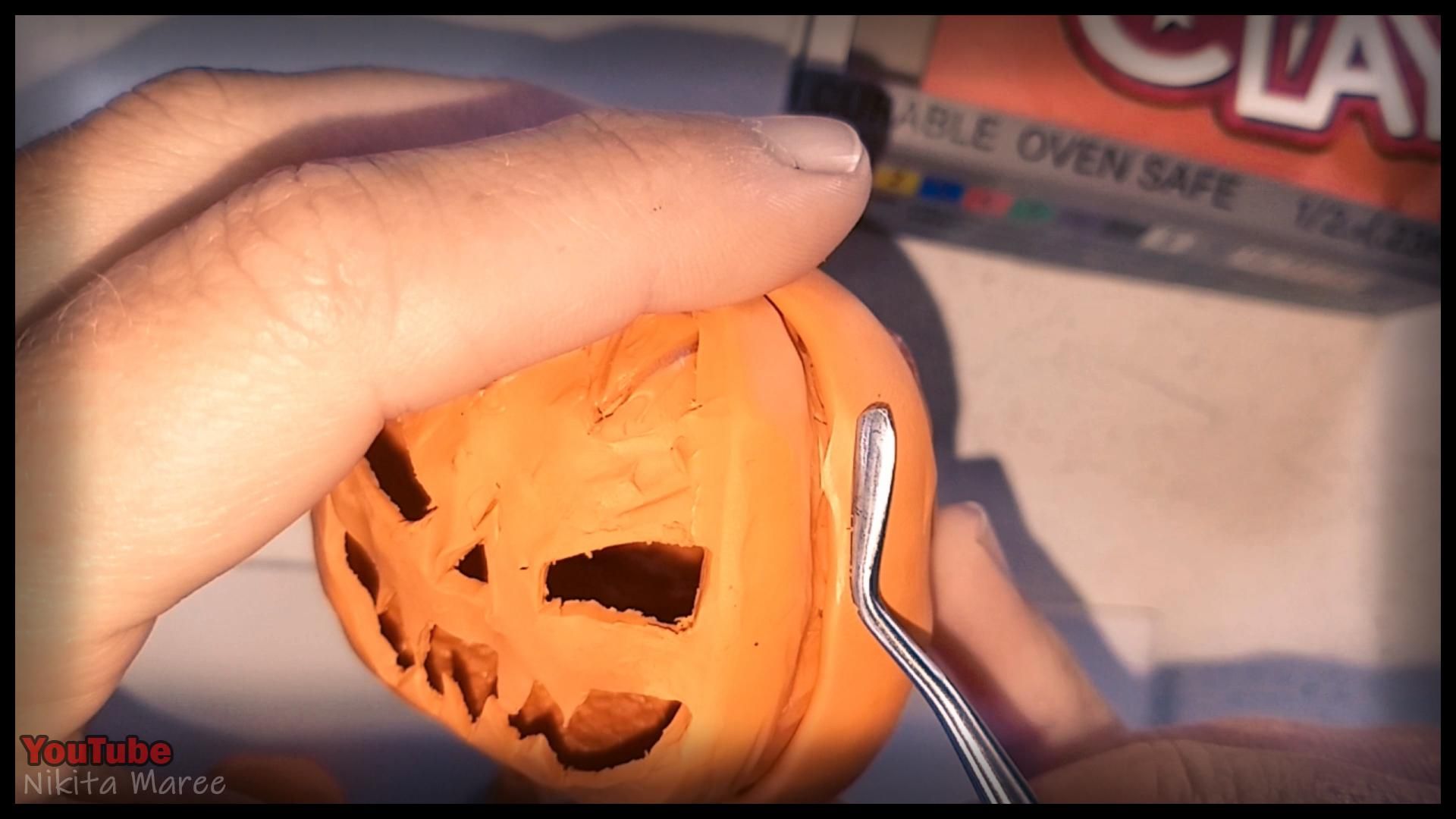 Polymer Clay Jack O'lantern Tutorial (+ Video) : 75 Steps (with ...