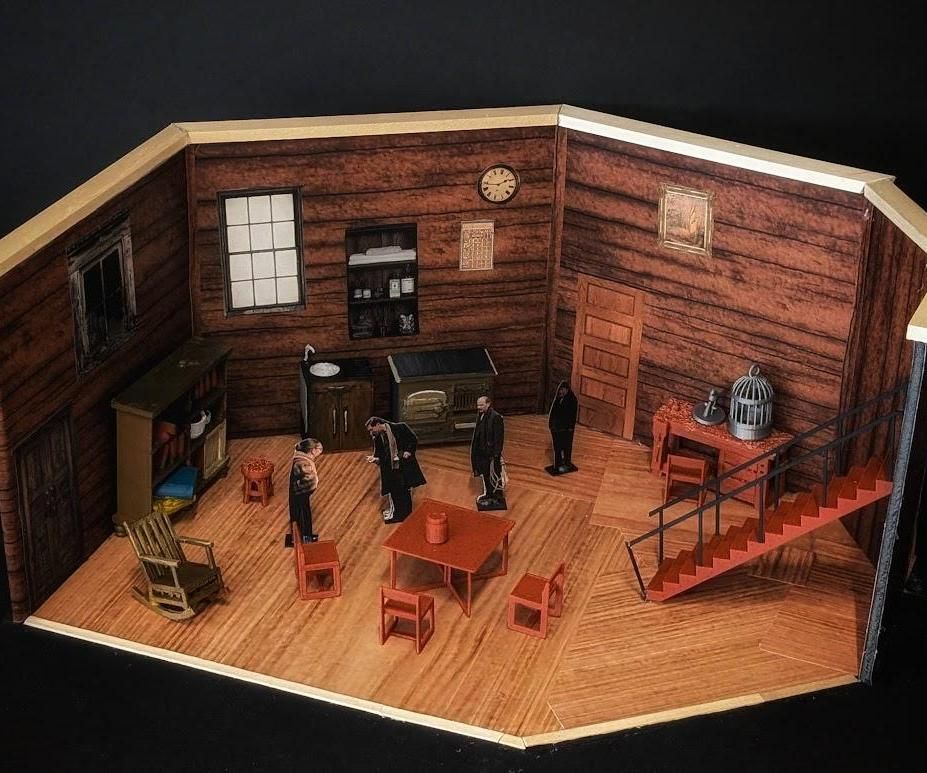 How I Built a Tiny Theater Set of Susan Glaspell’s Trifles : 7 Steps ...