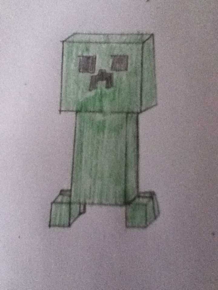 How to Draws a Creeper : 9 Steps - Instructables