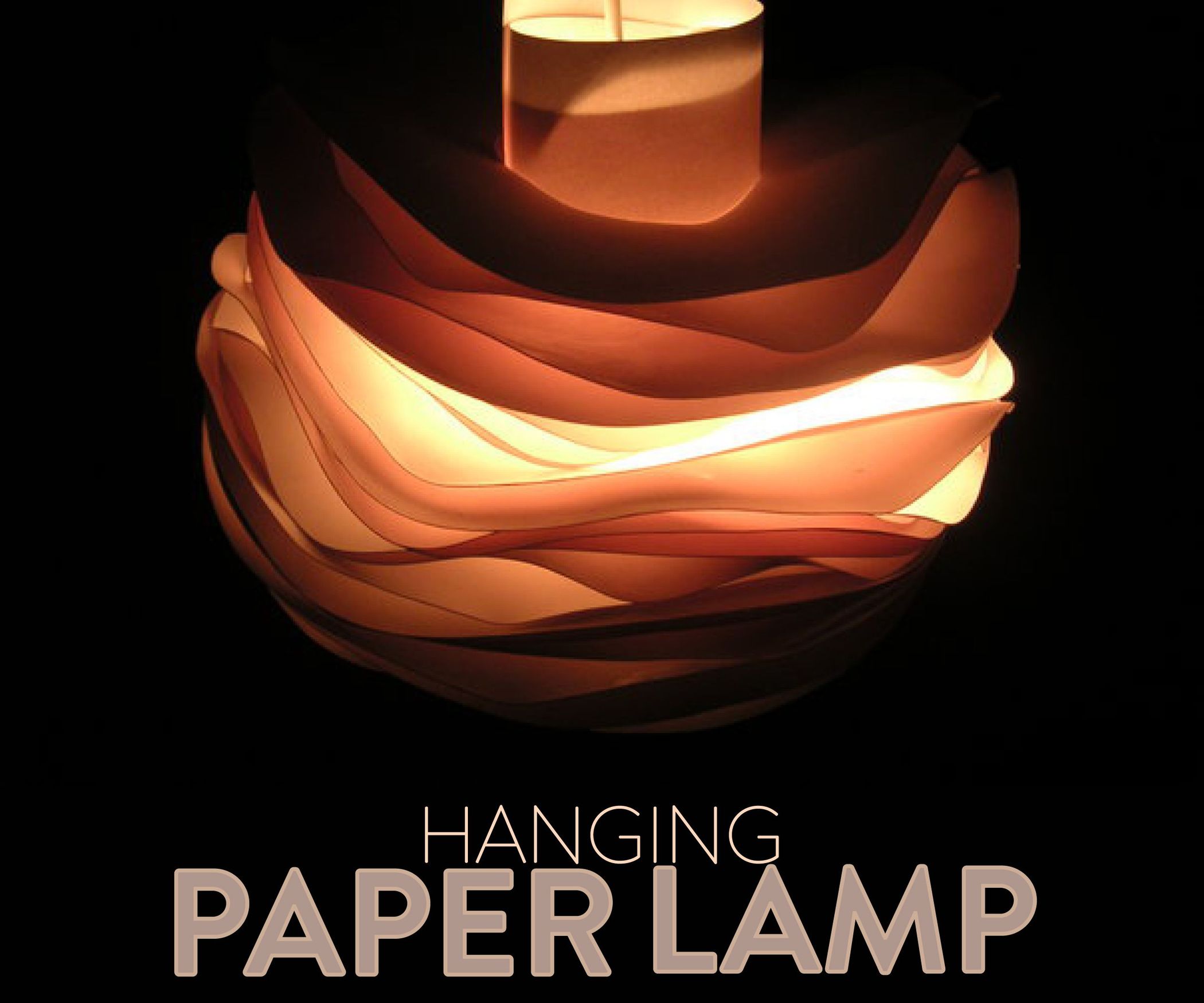Hanging Paper Lamp : 5 Steps (with Pictures) - Instructables
