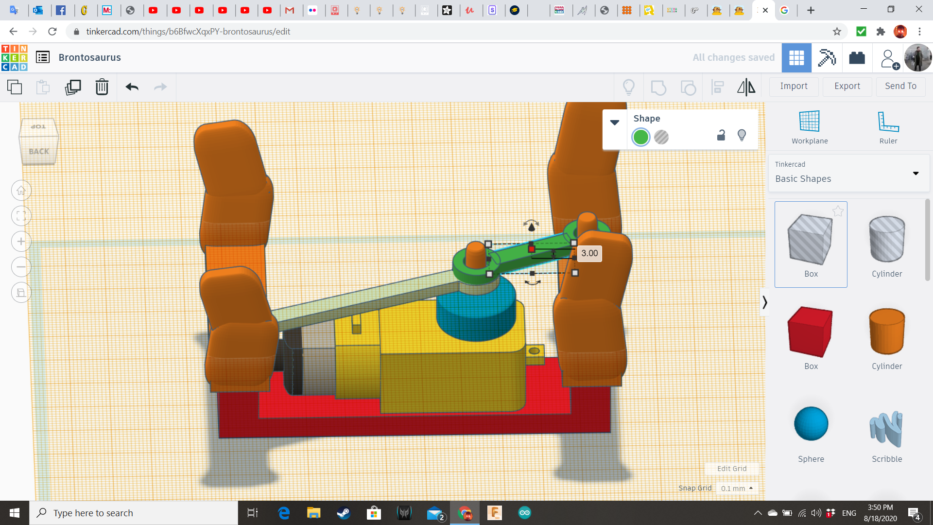 Tinkercad Robotics for School: Create TWO Walking Machines! : 27 Steps ...