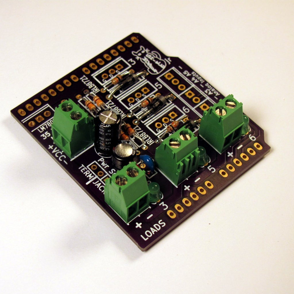 Building And Using A Mosfet Shield For Arduino 9 Steps Instructables