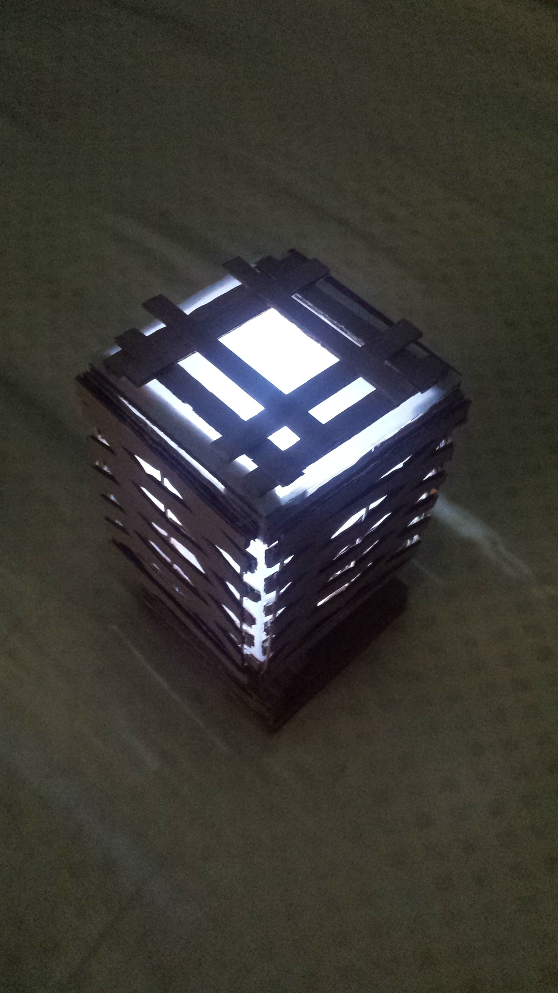 Rechargeable LED Cardboard Night Lamp : 17 Steps (with Pictures ...