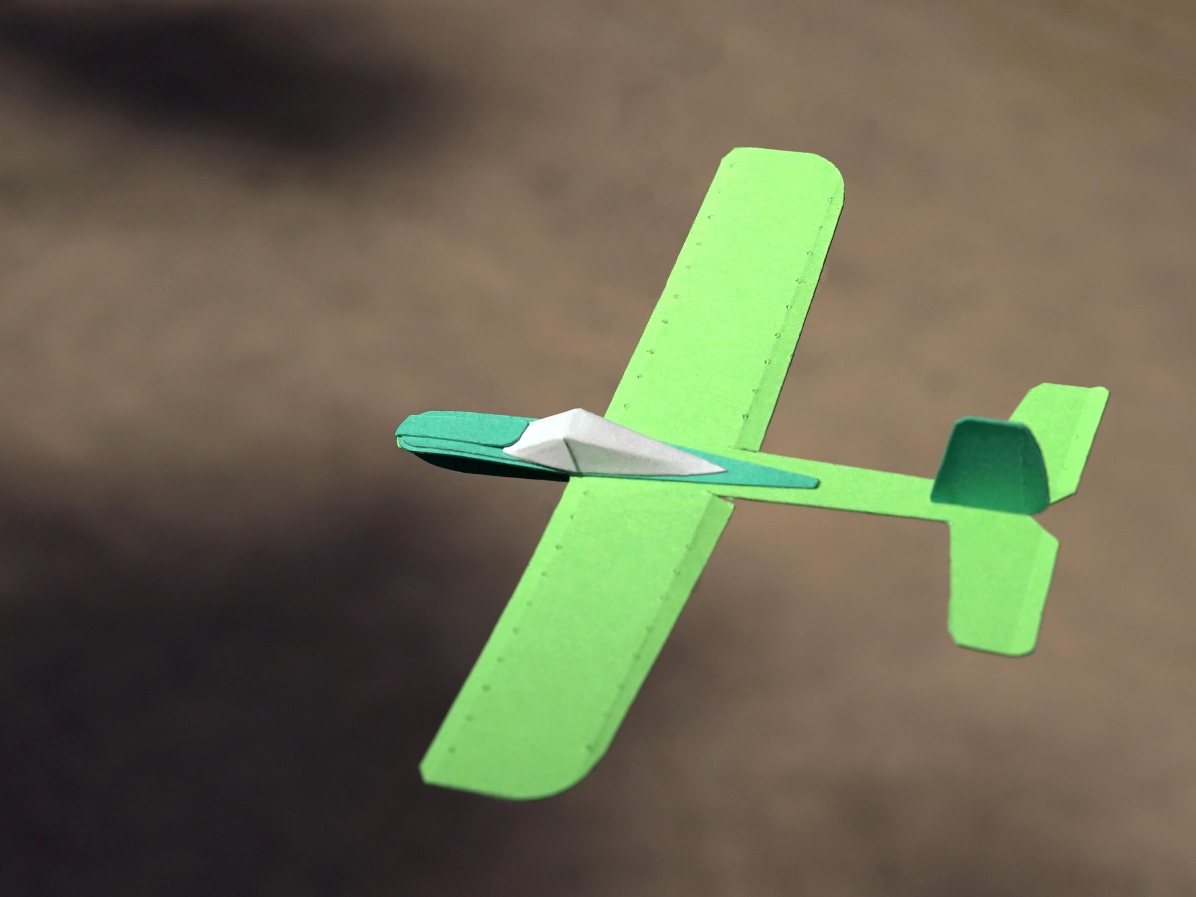 Micro Trainer Airplane Made of Card Stock : 7 Steps (with Pictures ...