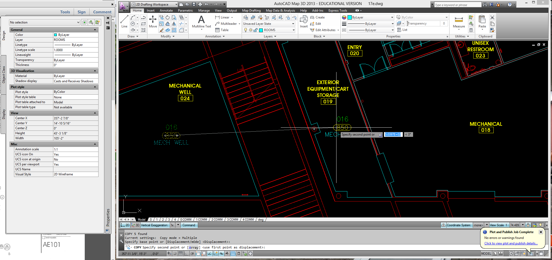 Creating Basic Floor Plans From an Architectural Drawing in AutoCAD ...