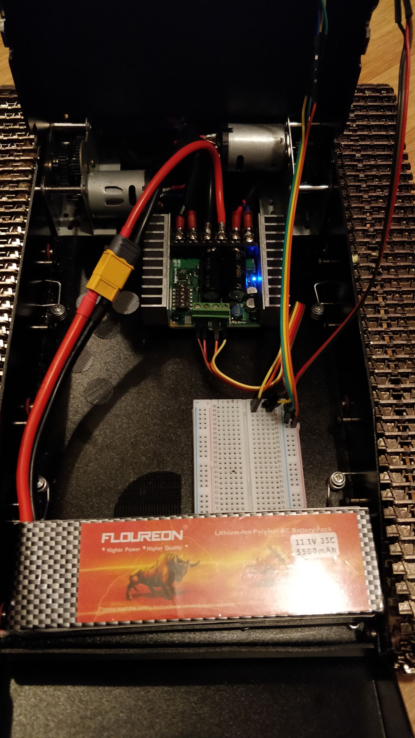 Rugged Remote Tracked Chassis Surveillance Bot : 7 Steps (with Pictures ...