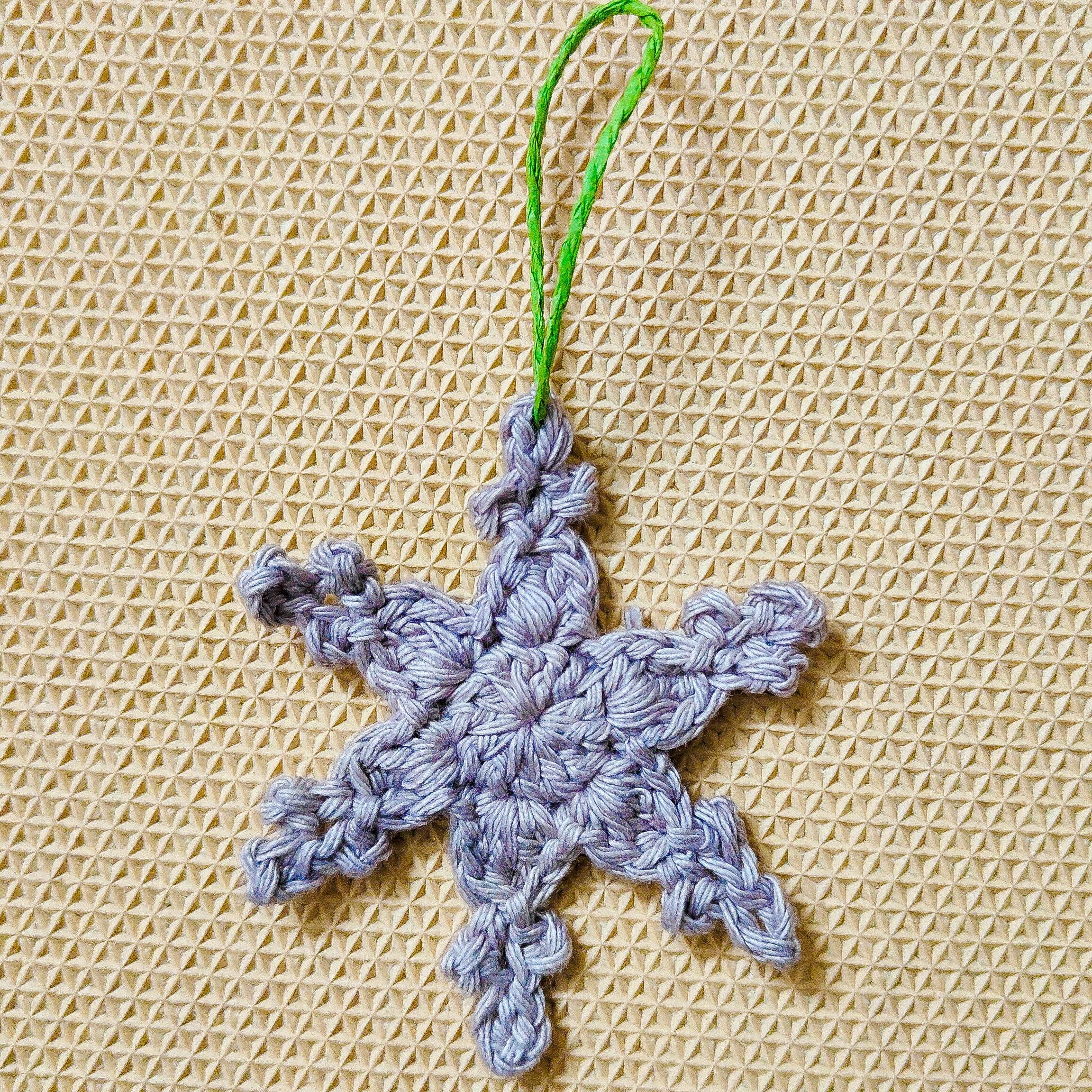 Quick and Easy Crochet Snowflake Ornament : 3 Steps (with Pictures ...