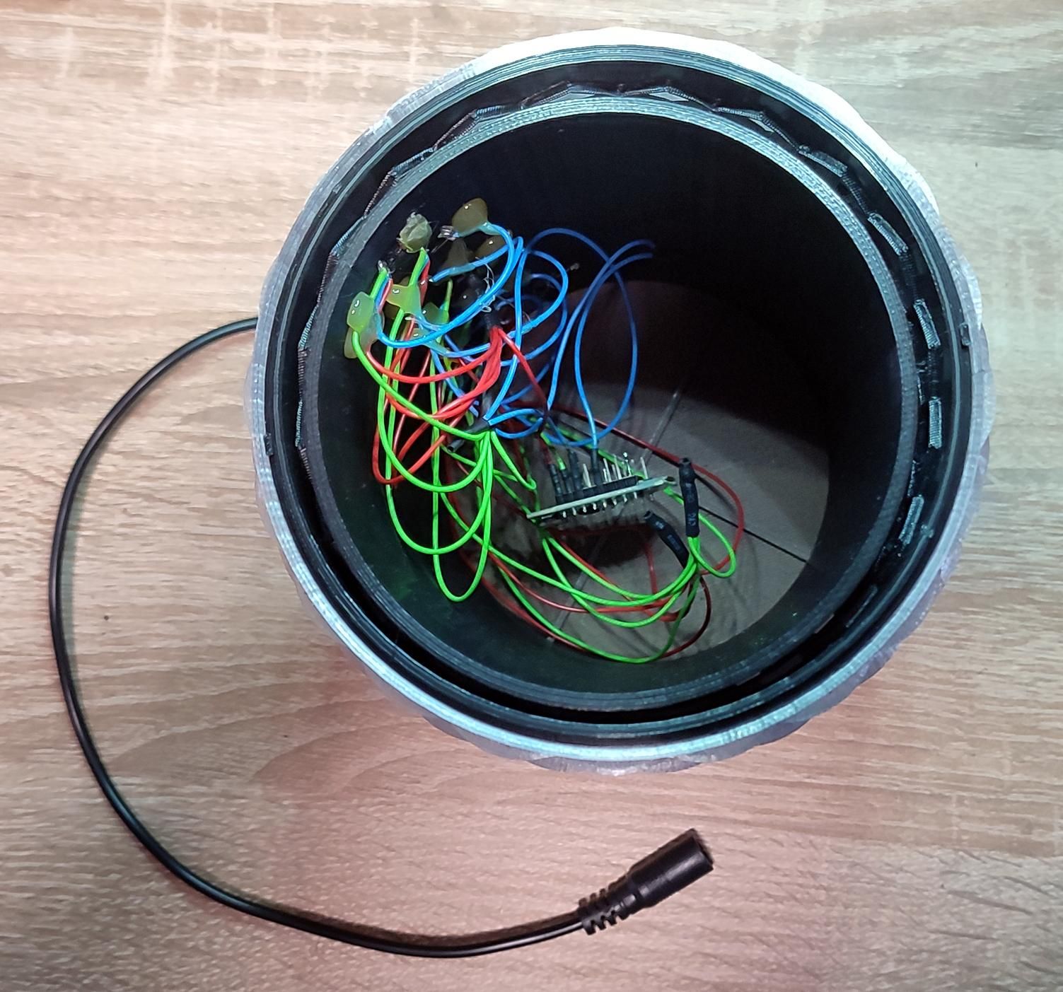 An Eye-Catching 3D Printed Hexagonal Cells LED Lamp : 4 Steps (with ...