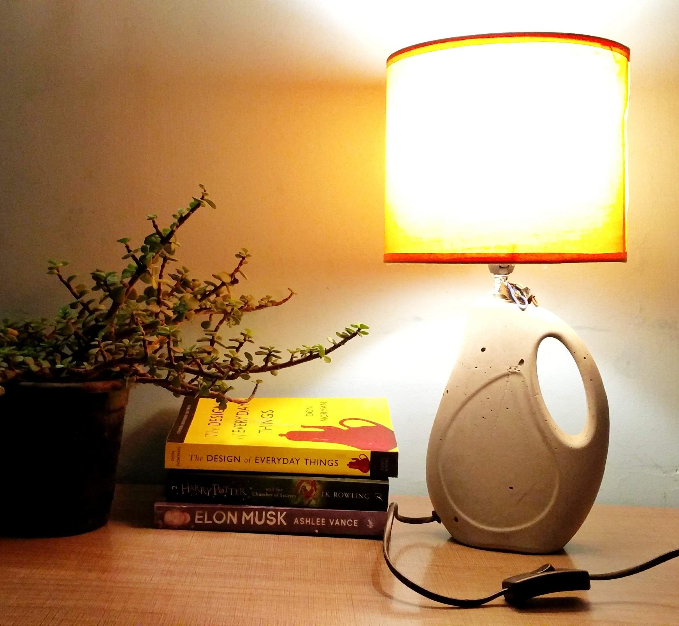 Cement Casted Lamp - Genteel : 7 Steps (with Pictures) - Instructables