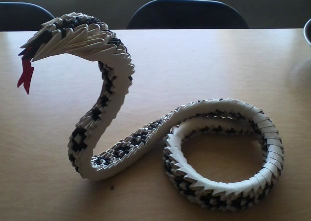 3d Origami Snake Instructions