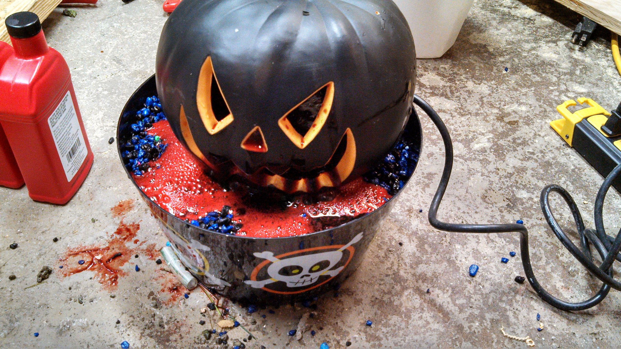 Bloody Pumpkin Fountain : 4 Steps (with Pictures) - Instructables