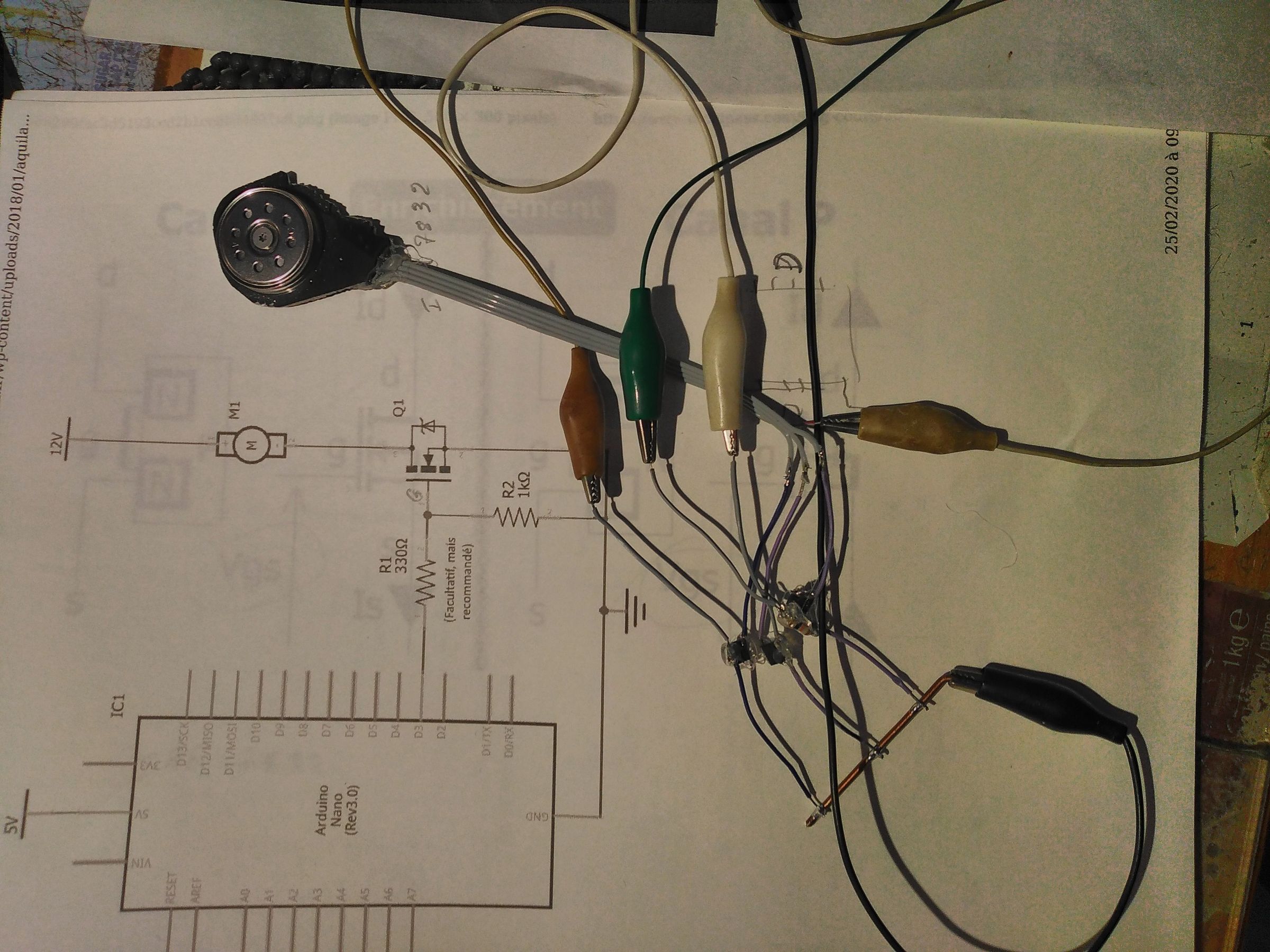 Drive CD-ROM Brushless Motor With Arduino + 3 Mosfet Transistors : 4 ...