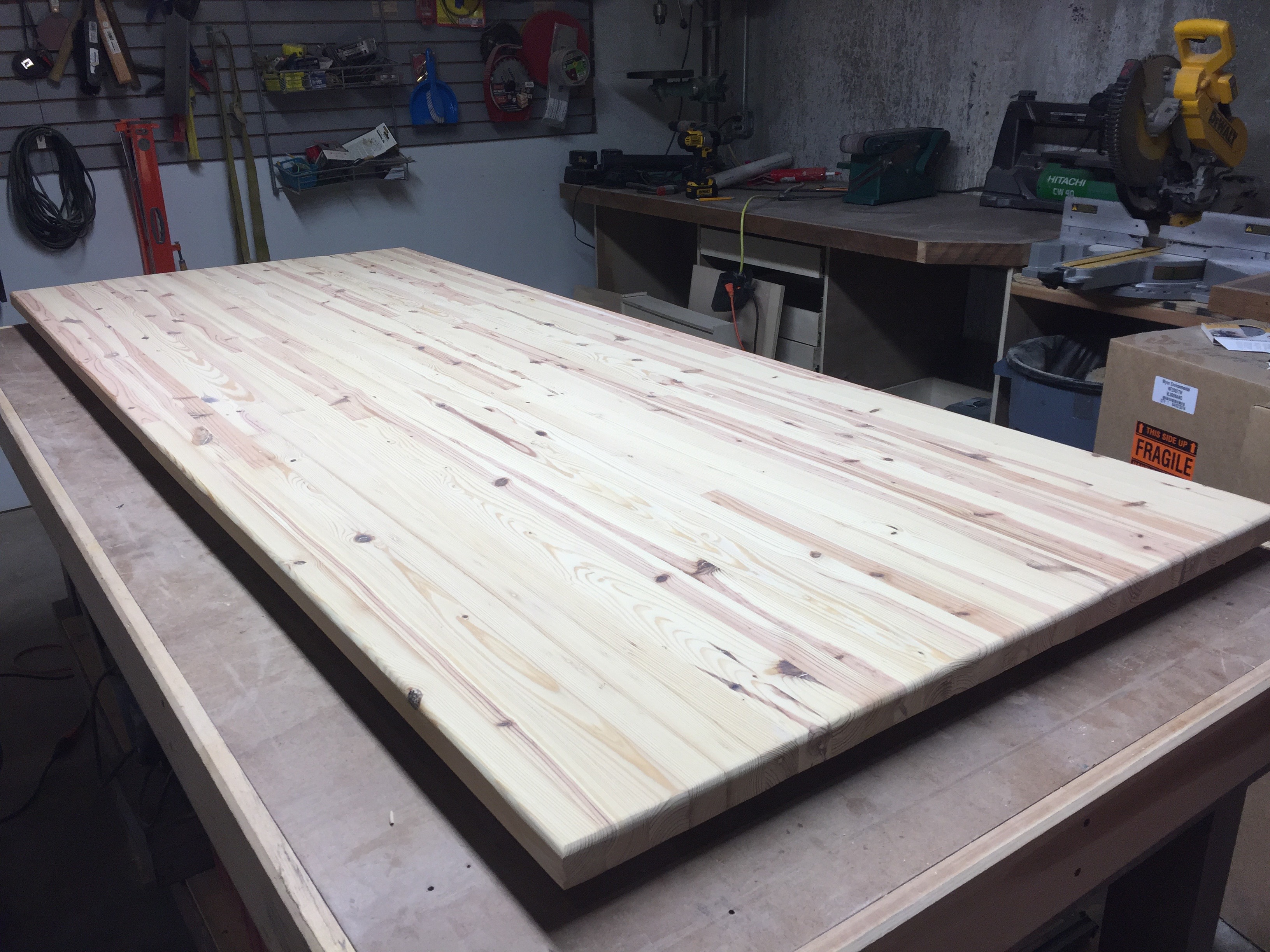 Dining Room Table From Reclaimed Wall Studs : 9 Steps (with Pictures ...