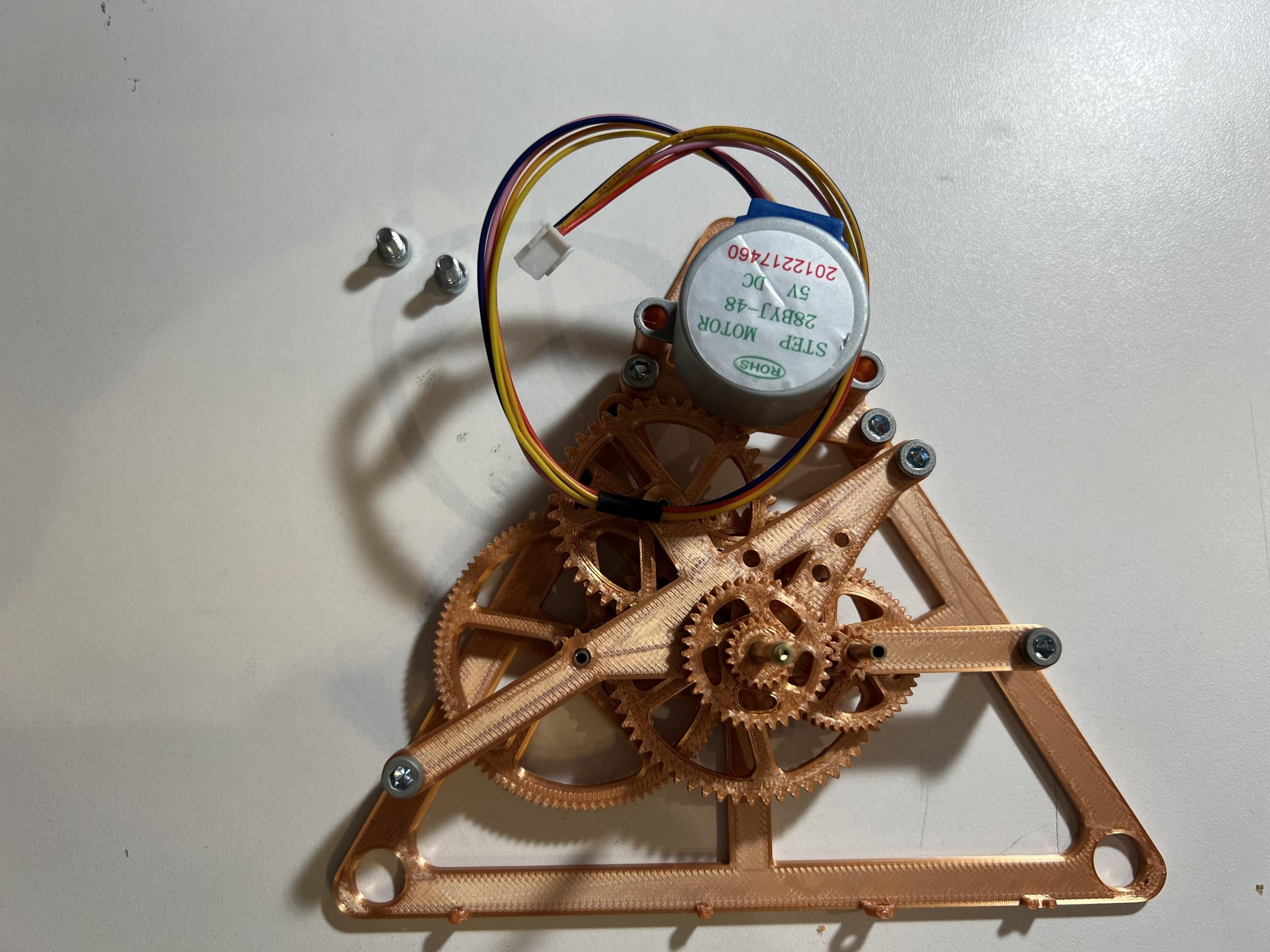 Triangulum - 3D Printed 3-Hand Clock : 16 Steps (with Pictures ...