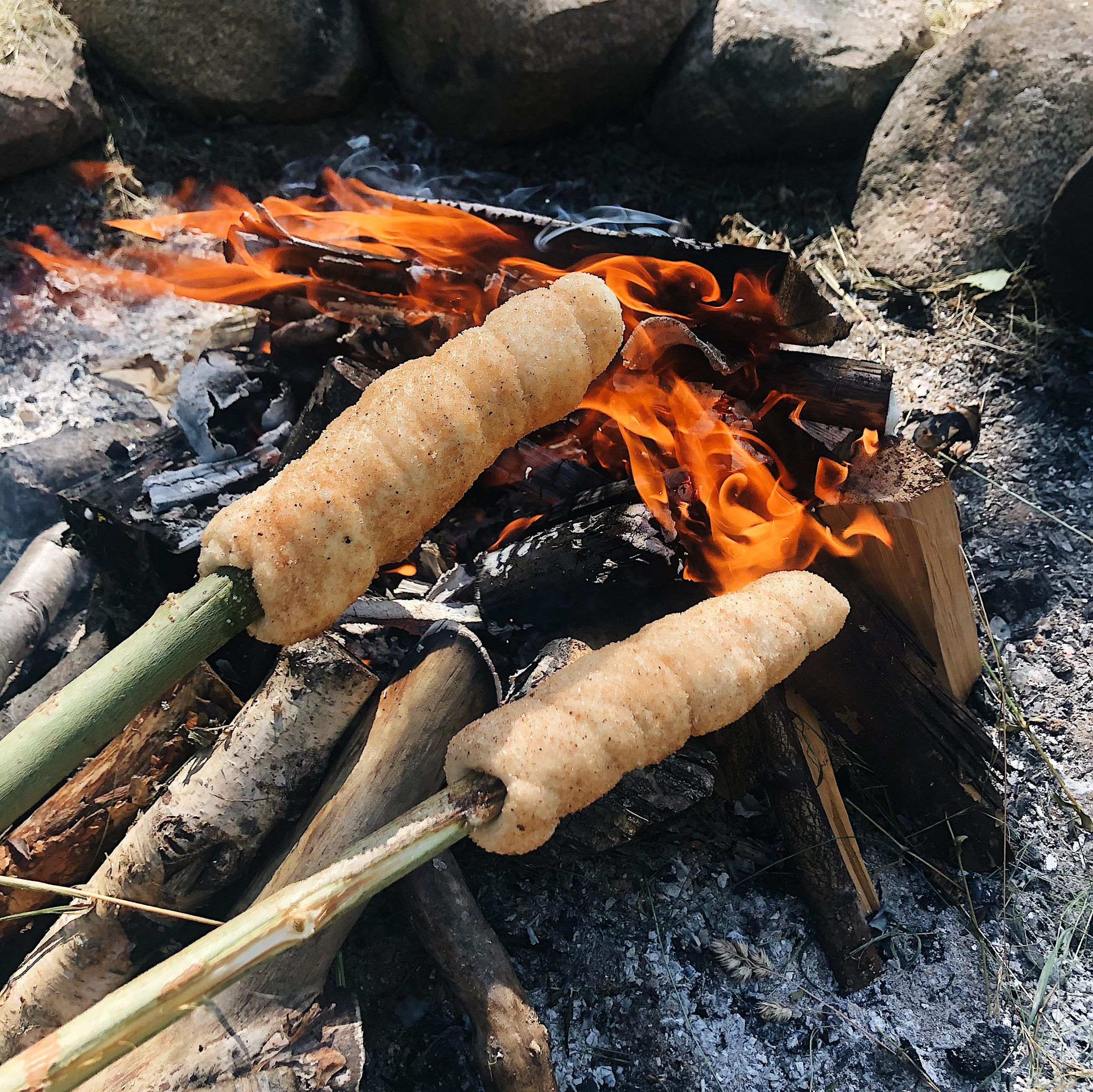 Bannock On A Stick