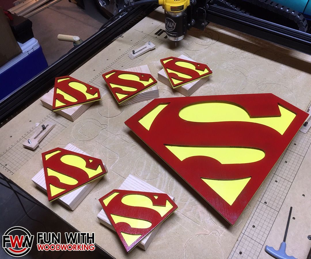 Project - CNC Superman Logos : 5 Steps (with Pictures) - Instructables