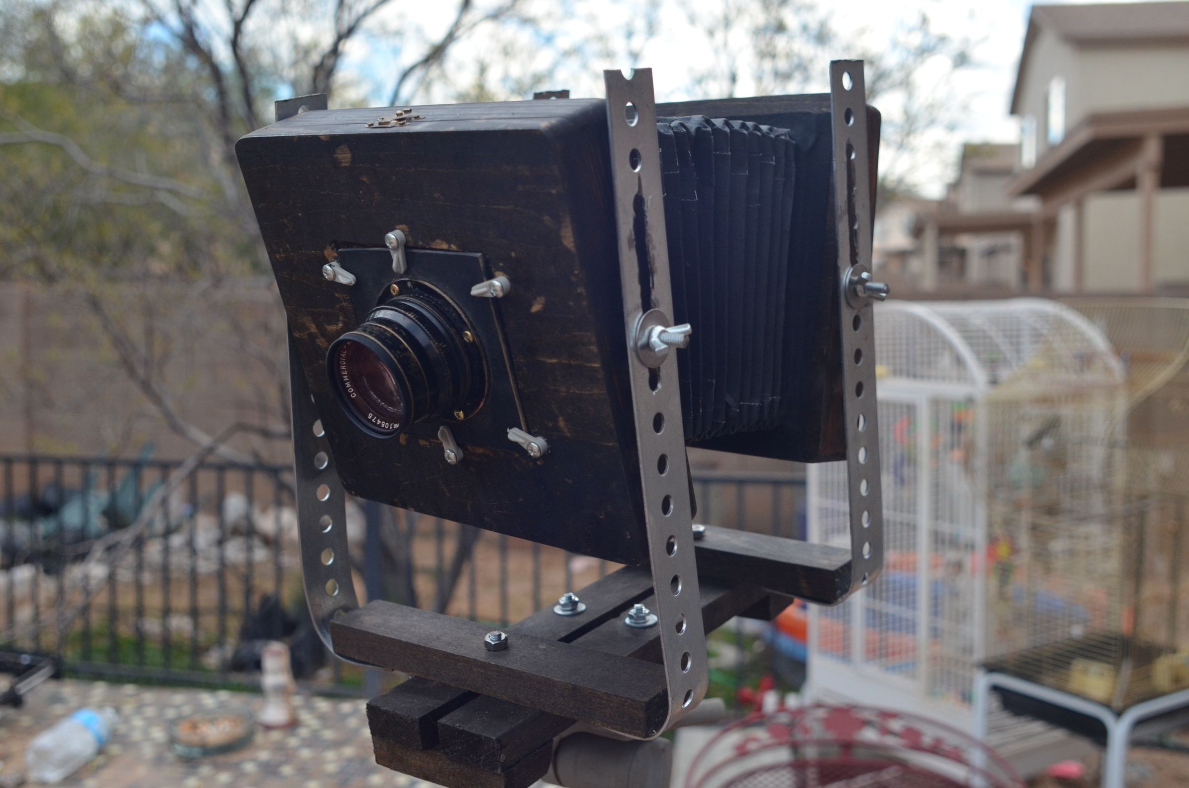 Low Cost Adjustable Rail 4x5 View Camera : 11 Steps (with Pictures ...