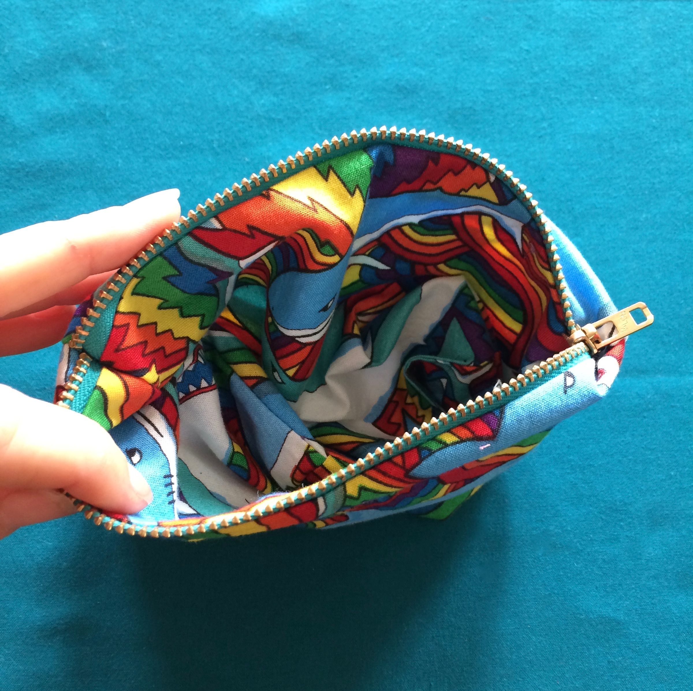 Zipper Pouch With Square Bottom and Lining : 15 Steps (with Pictures ...