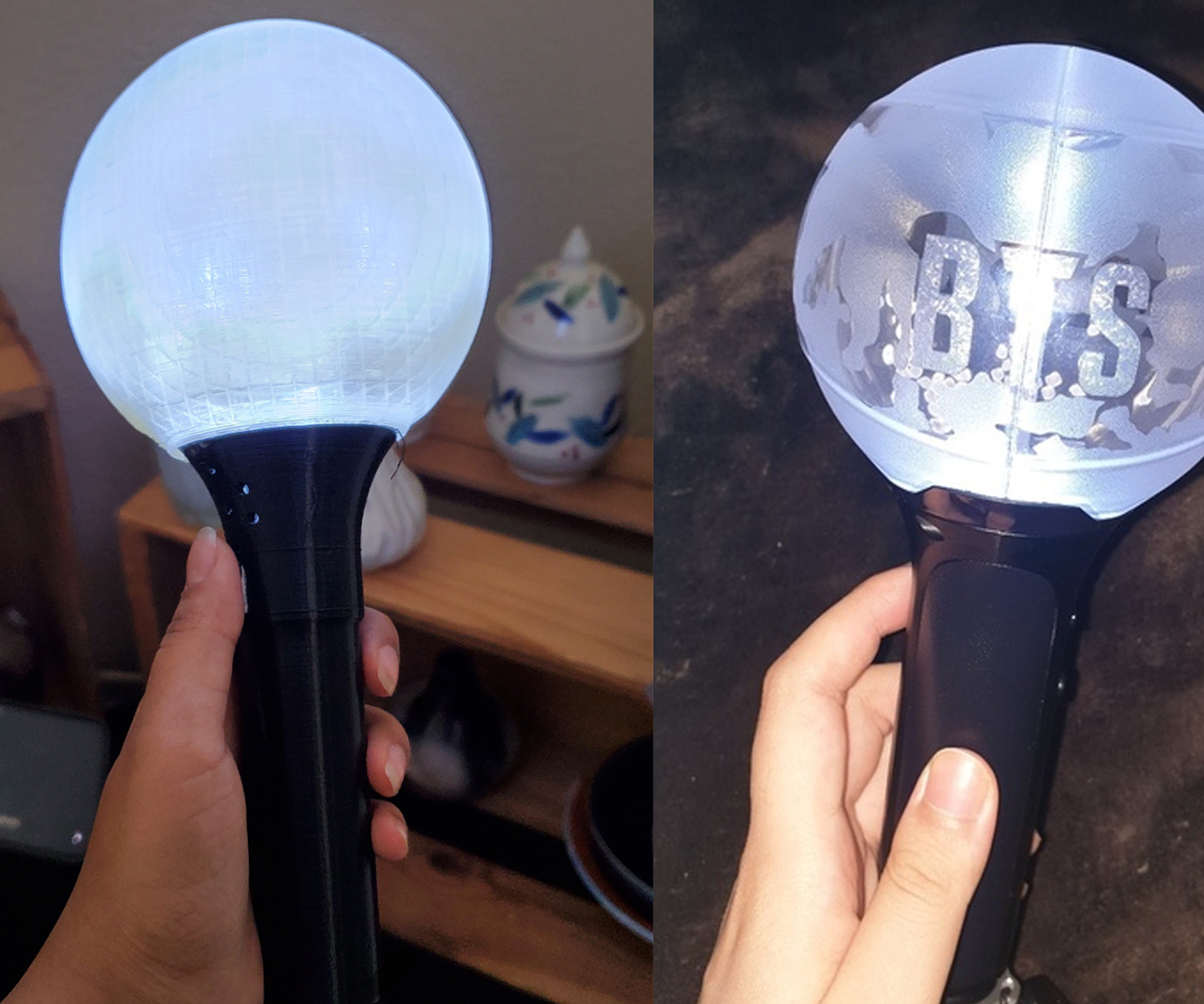 3D Printed BTS Light Stick With an Mp3 Player : 10 Steps - Instructables