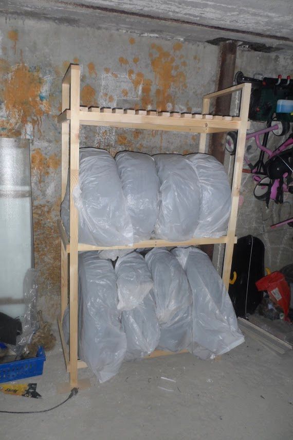 DIY Budget Tire Rack (or Shelves) for Your Garage : 5 Steps - Instructables