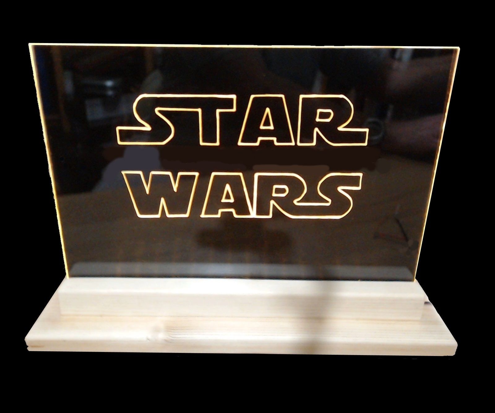 STAR WARS LED EDGE LIT SIGN : 8 Steps (with Pictures) - Instructables