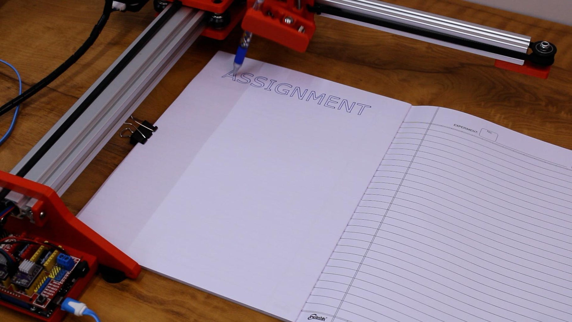 Diy Homework Writing Machine Using Arduino 2d Pen Plotter 11 Steps Instructables