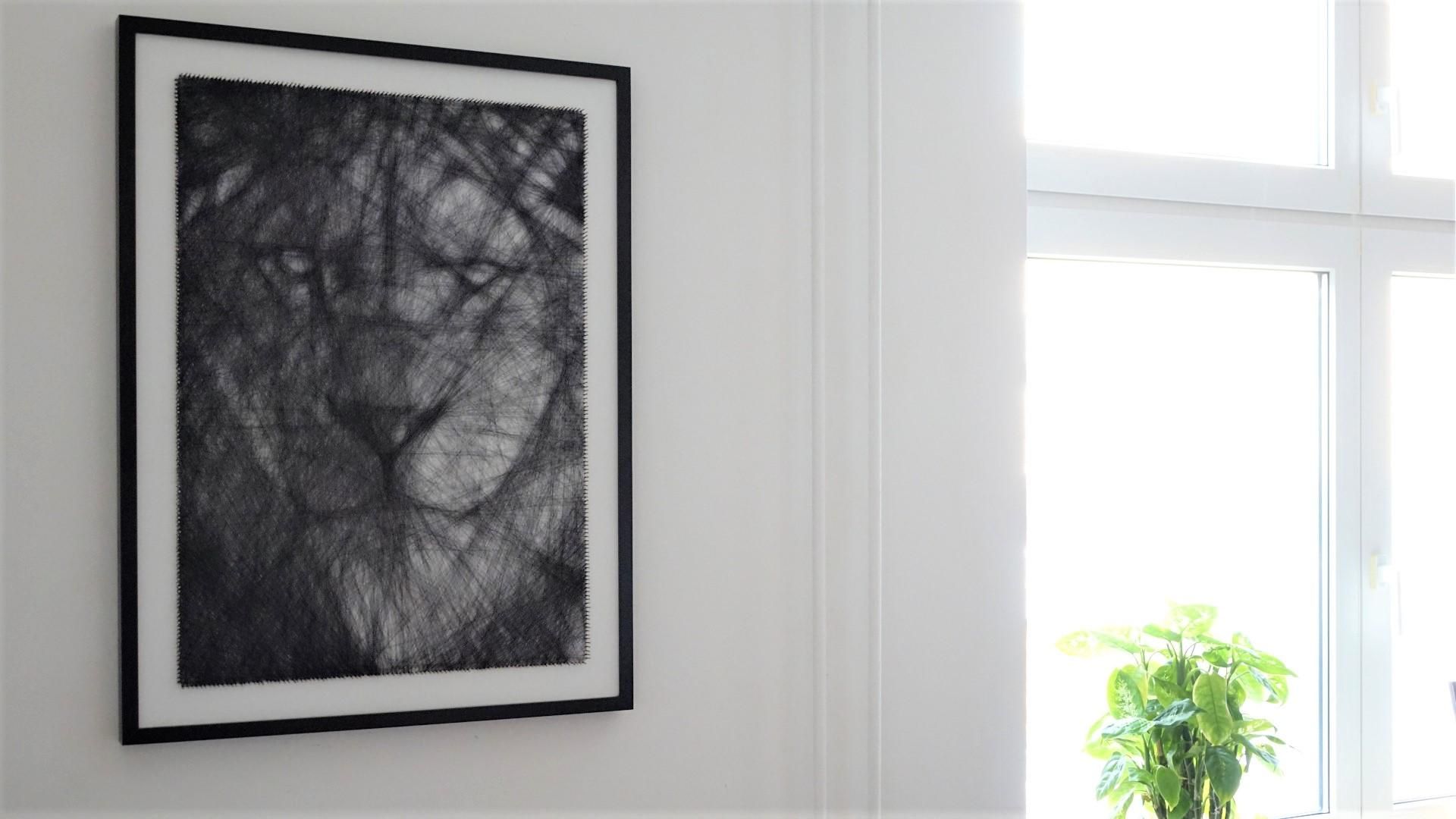 DIY String Art - the Lion : 4 Steps (with Pictures) - Instructables